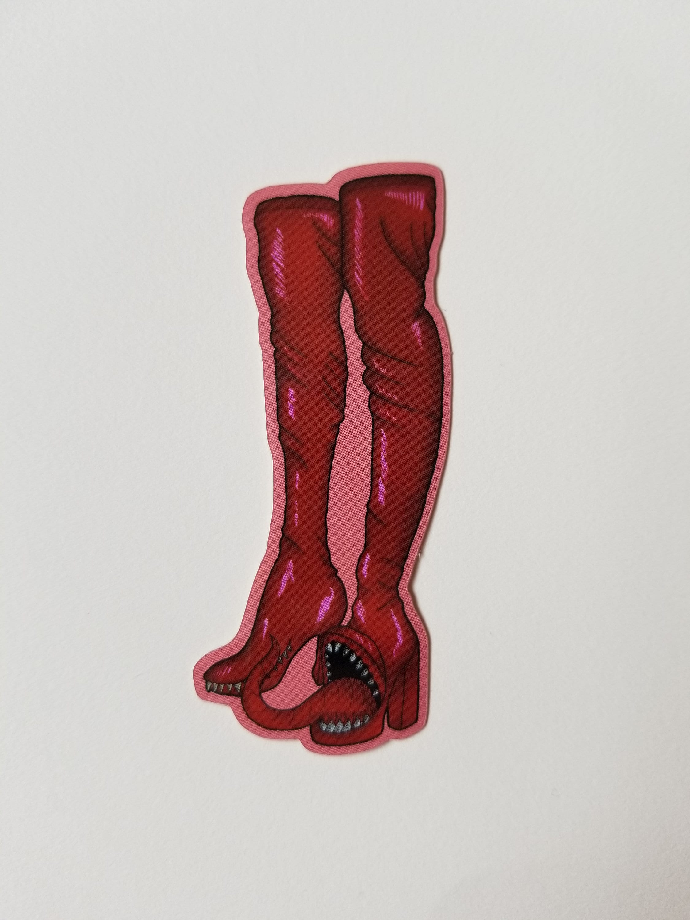 Mimic Boots Vinyl Sticker scratch and Weatherproof - Etsy