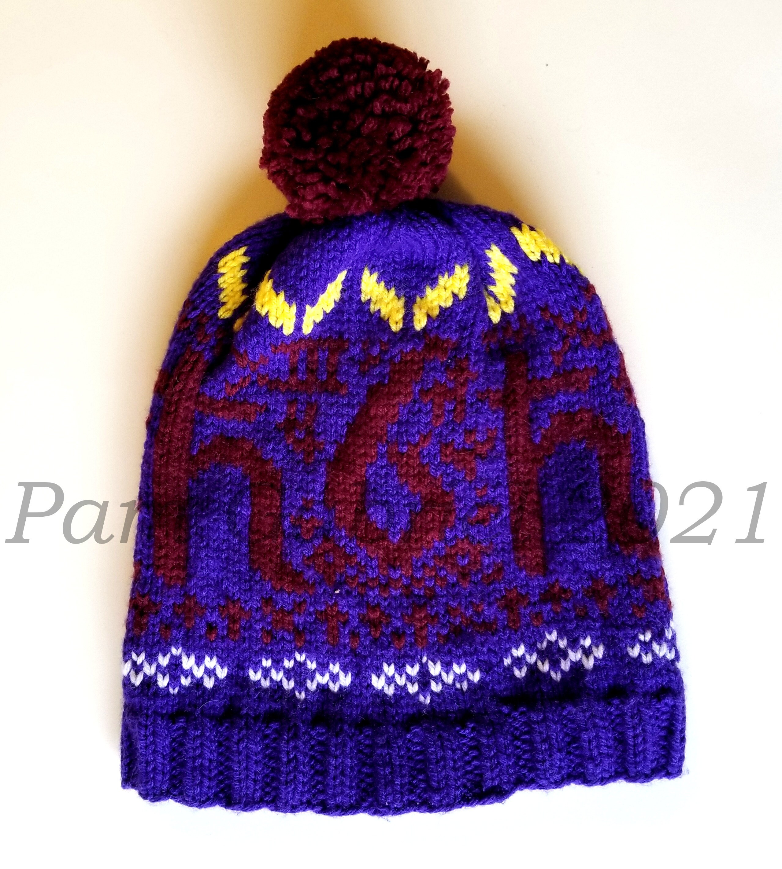 Sailor Saturn Fair Isle Hat - Knitting Pattern Only - Instant Download ...