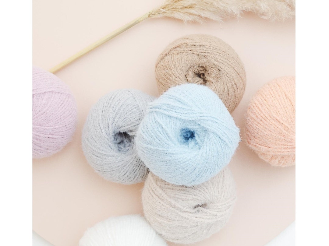 Phildar Romance Faux Fur Yarn, Soft Fluffy DK Light Worsted Fibre for ...