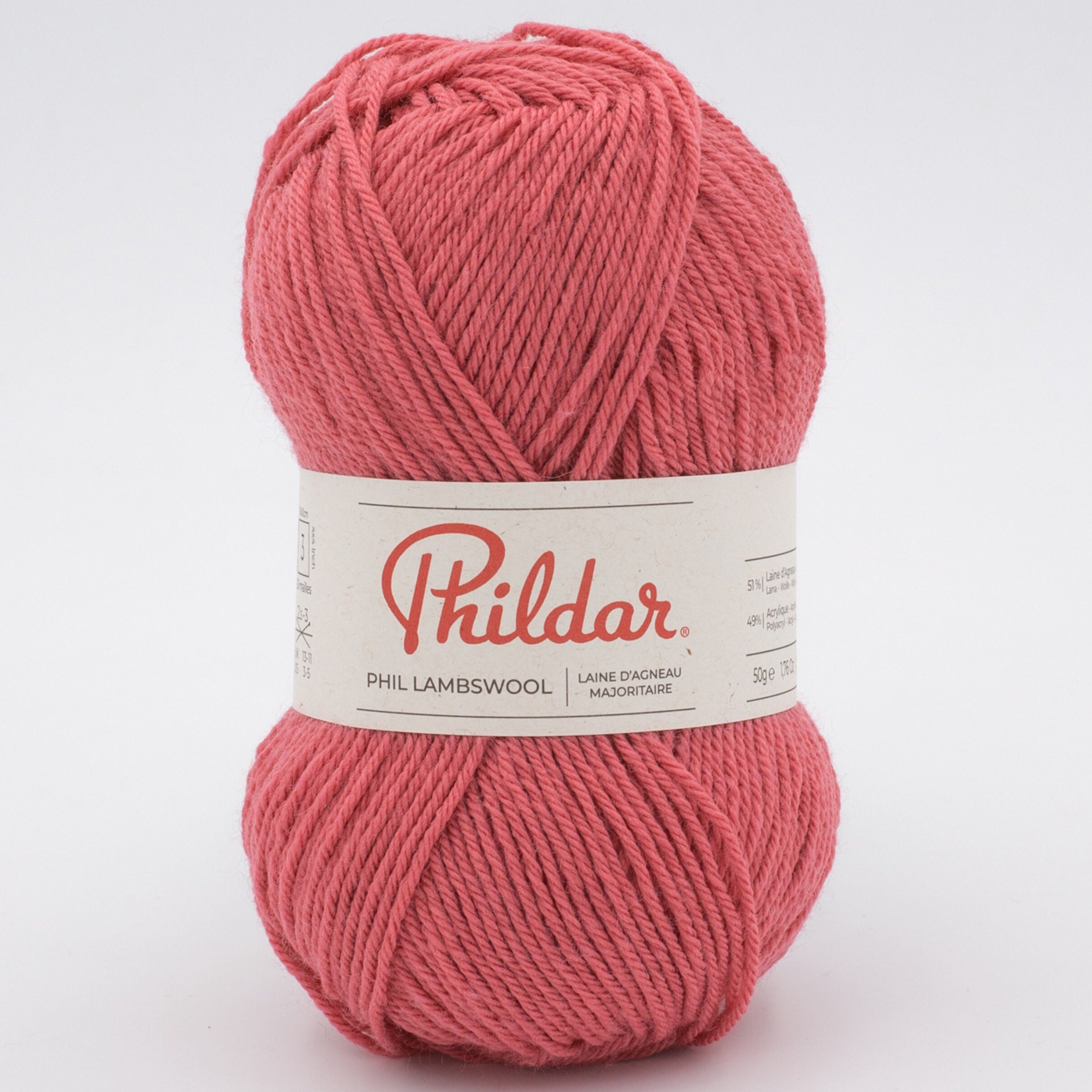 Superwash Wool Yarn Phildar Lambswool, Soft Baby Wool Yarn for Knitting ...