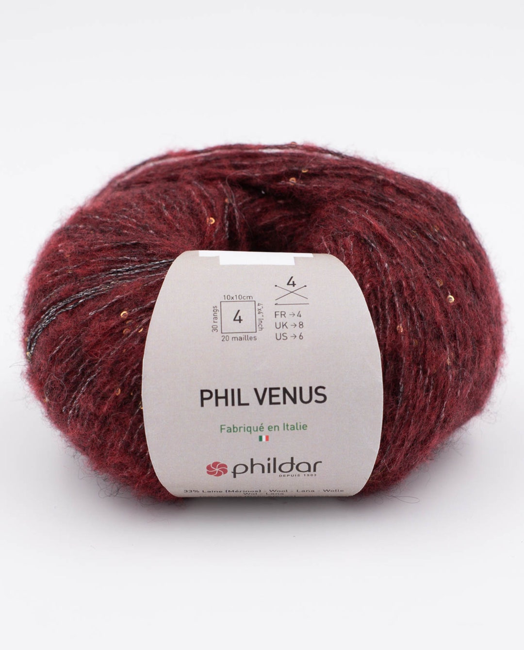 Fluffy DK Weight Shiny Merino Wool Yarn Phildar VENUS - Lightweight ...