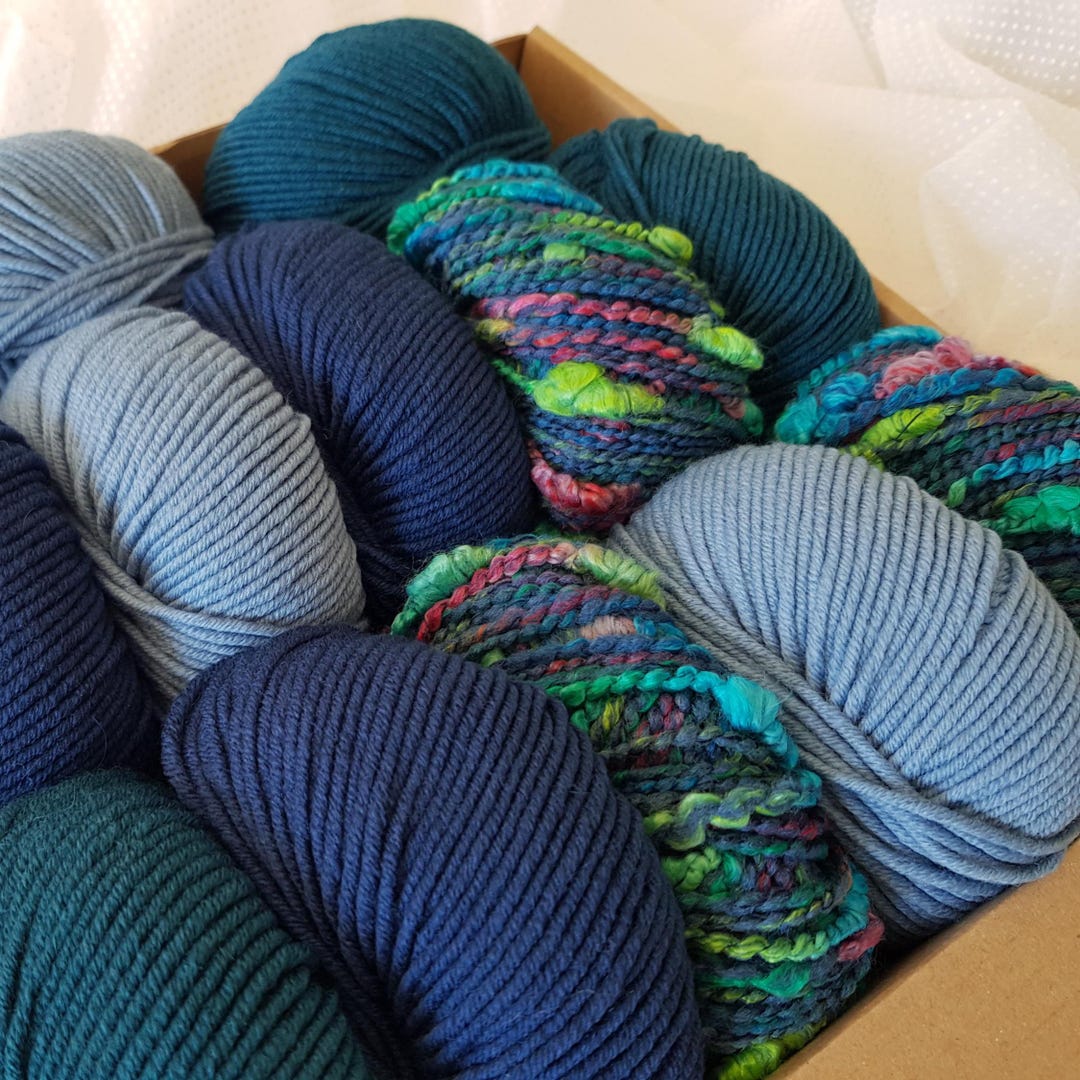 Gifts for Knitters 12 Cute Multicolor Knitting Yarn Box for Knitting ...