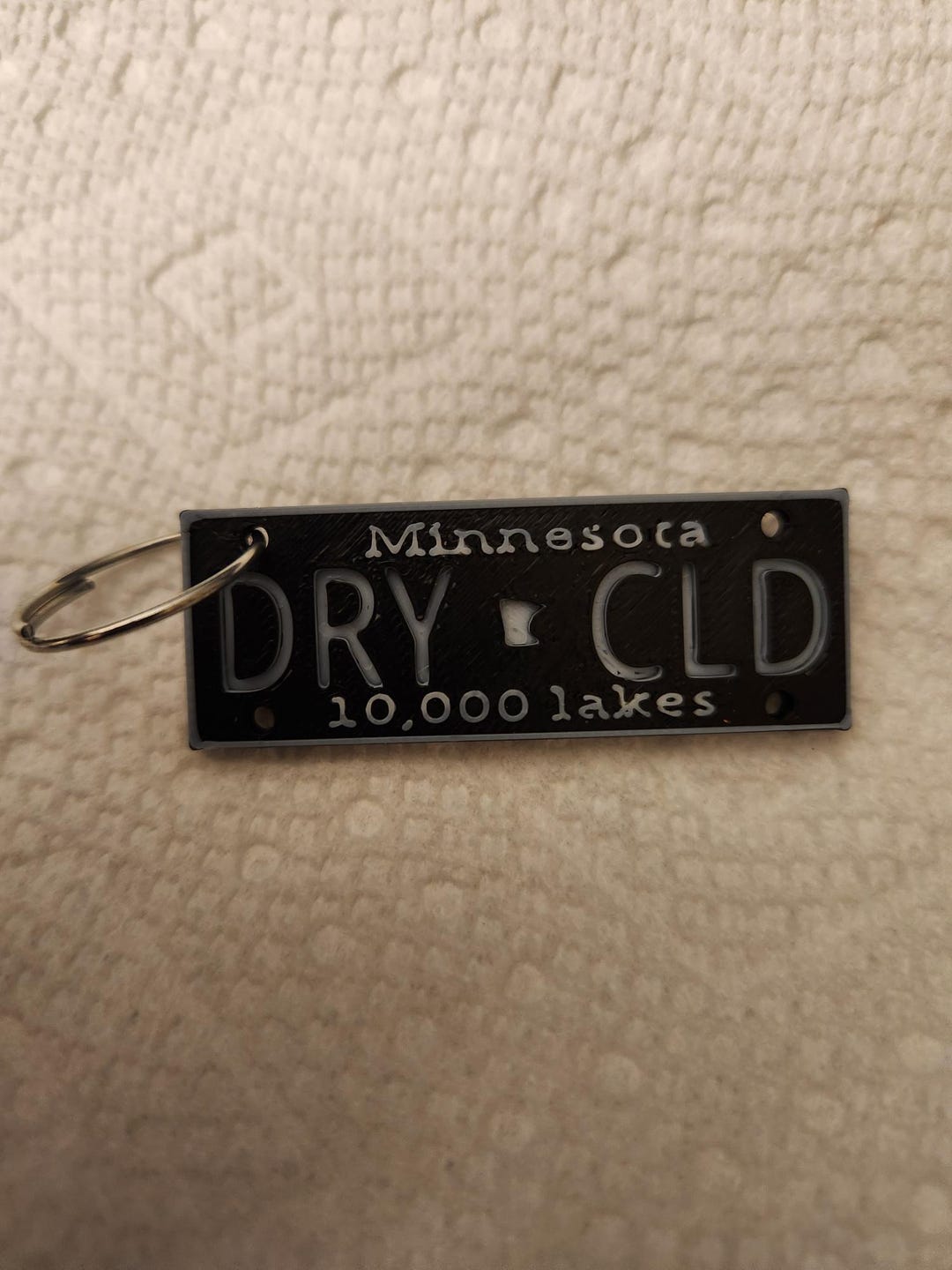 Miniature Blackout License Plate Minnesota, Customizable Mini License ...