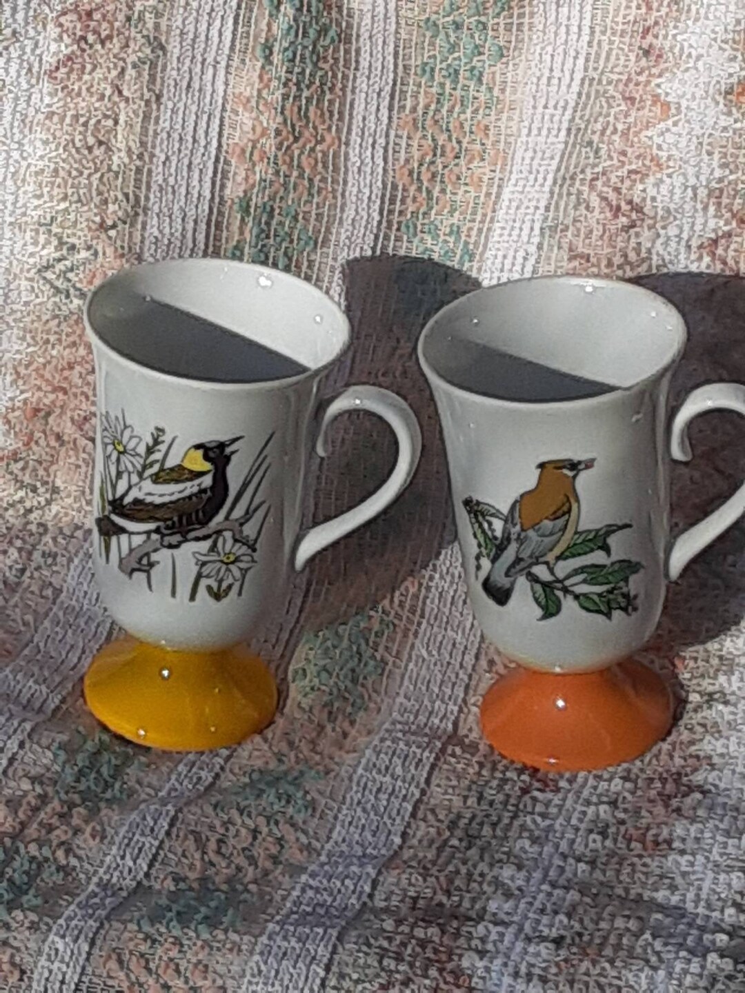 Vintage Bird Mugs - Etsy