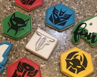 Transformers Cookies - Etsy