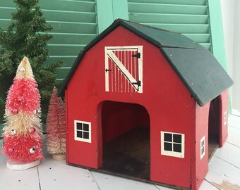 Red barn toys | Etsy