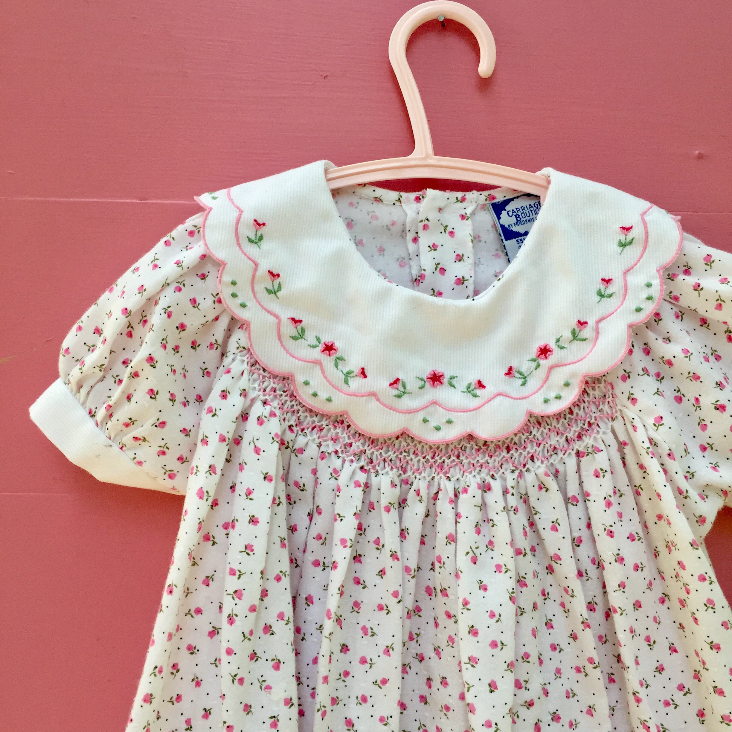 Vintage Carriage Boutiques Dress, Size 9 months, Vintage Baby Girl ...