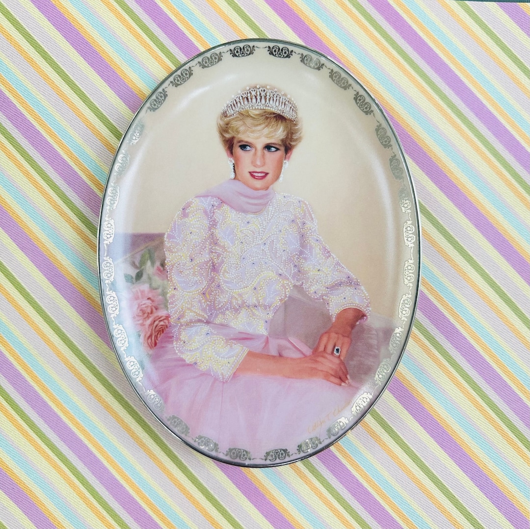 Vintage Princess Diana Collectors Plate, Princess Diana Wall Plate ...