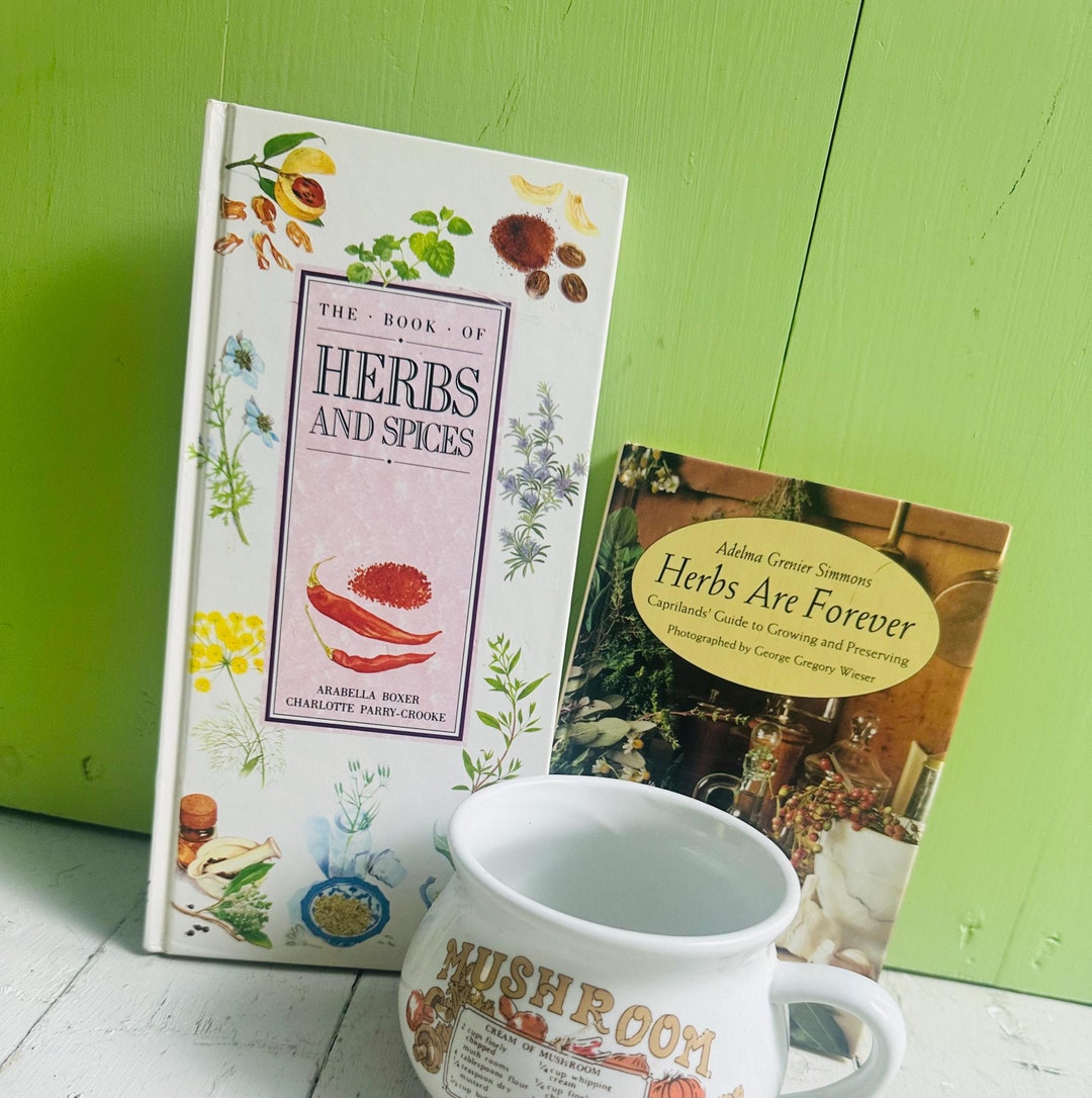 Vintage Herbs and Spices Books, Set of Two, "the Book of Herbs and ...