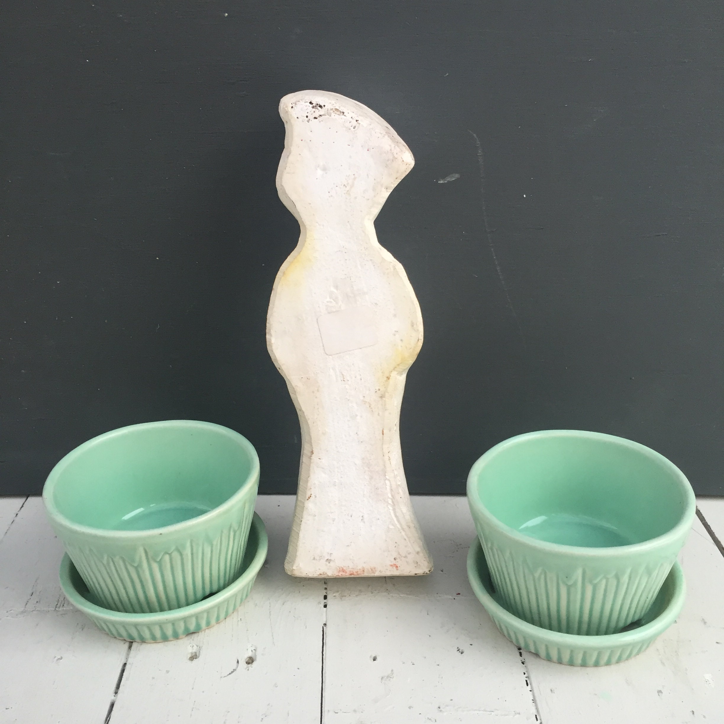 Vintage 1920s Carnival Prize Chalkware Girl Statue, Vintage Chalkware ...