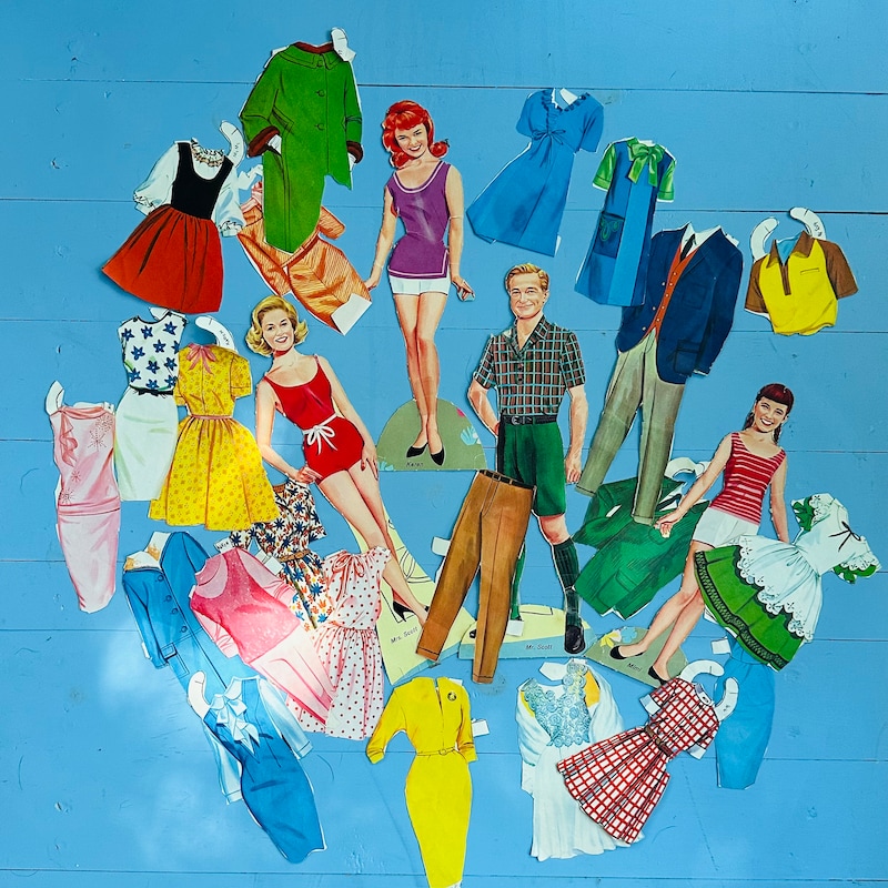 Paper Dolls Vintage - Etsy