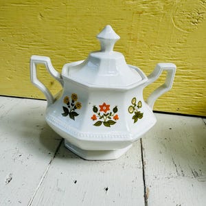 Vintage 70s Johnson Brothers Posey Sugar Bowl, 1970s Sugar Bowl, 1970s ...