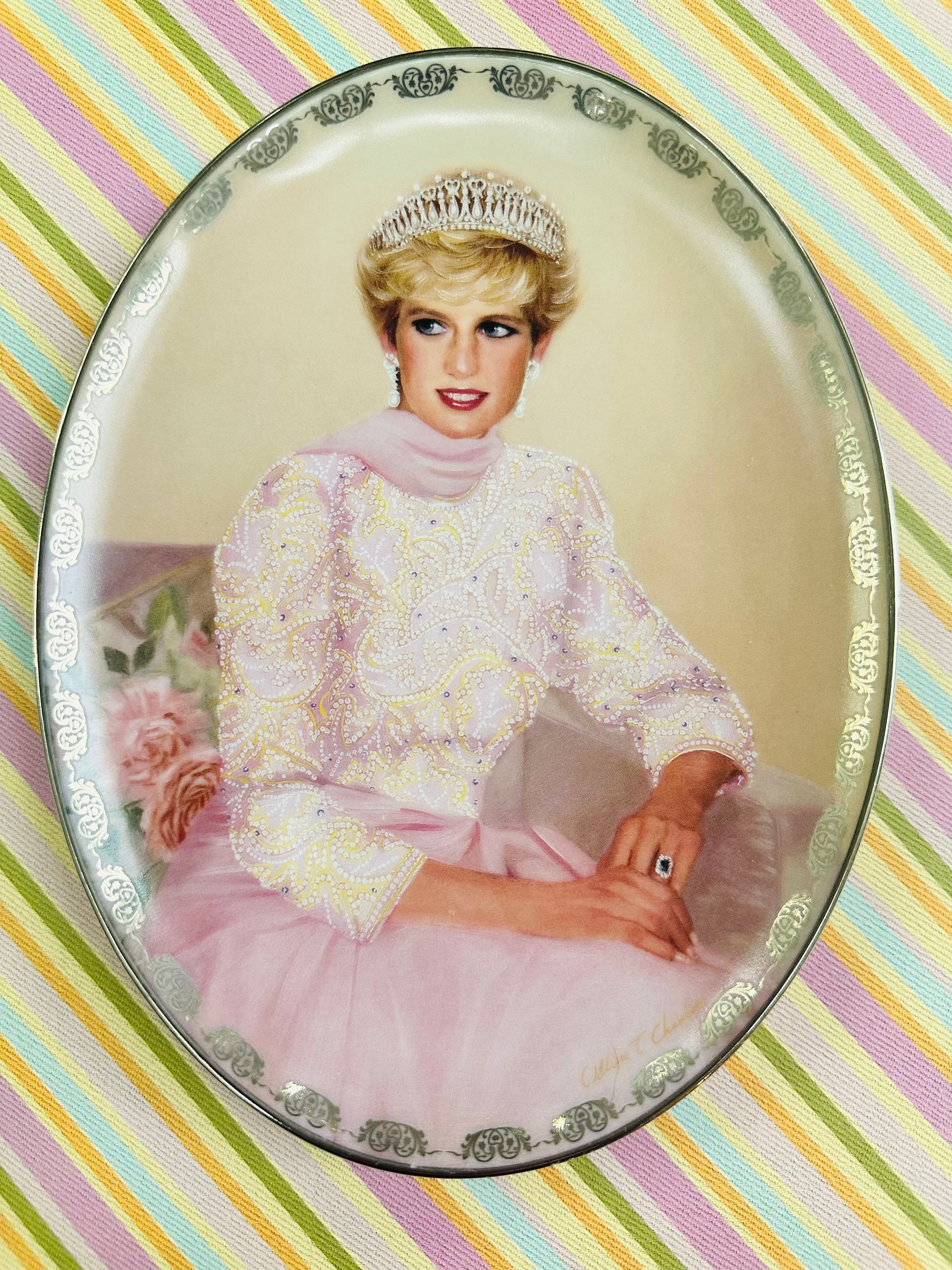 Vintage Princess Diana collectors plate, Princess Diana Wall Plate ...