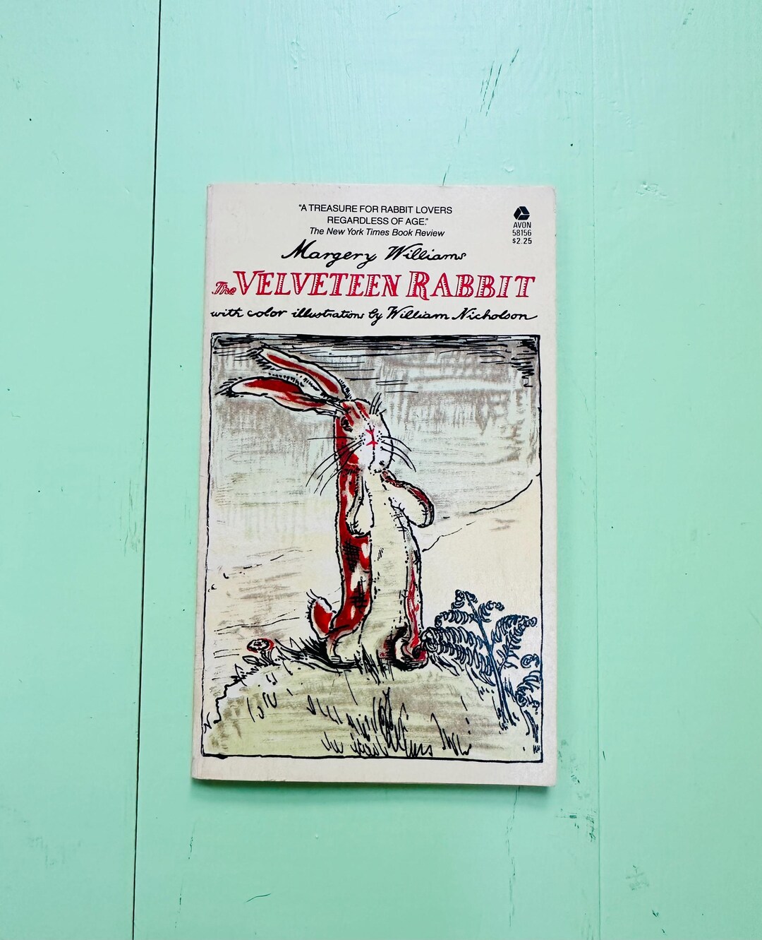 Vintage 80s "the Velveteen Rabbit" Book Avon Paperback Book Color ...