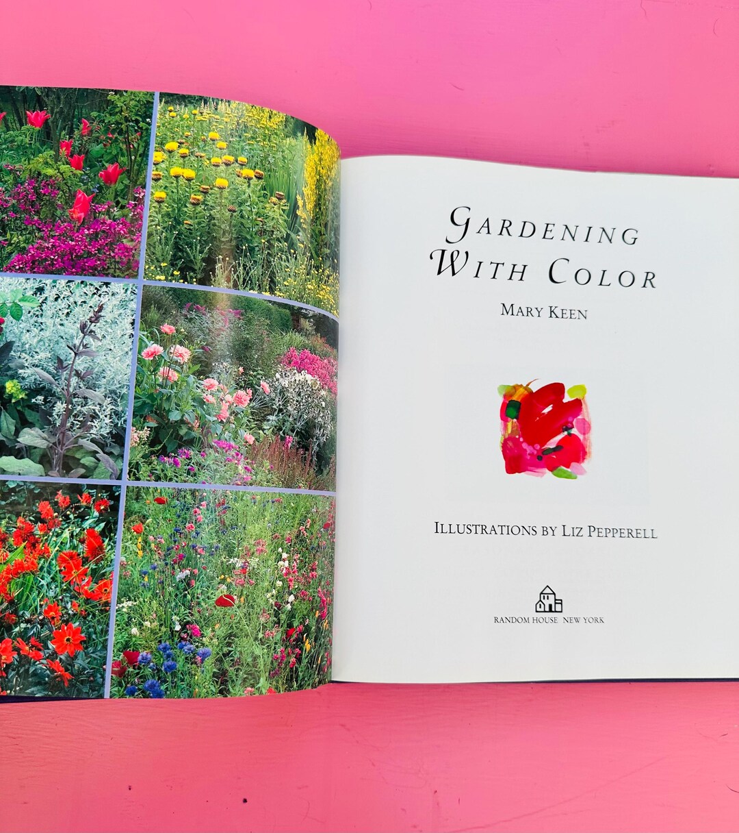 Vintage 1990s "gardening With Color" Book by Mary Keen, Vintage ...