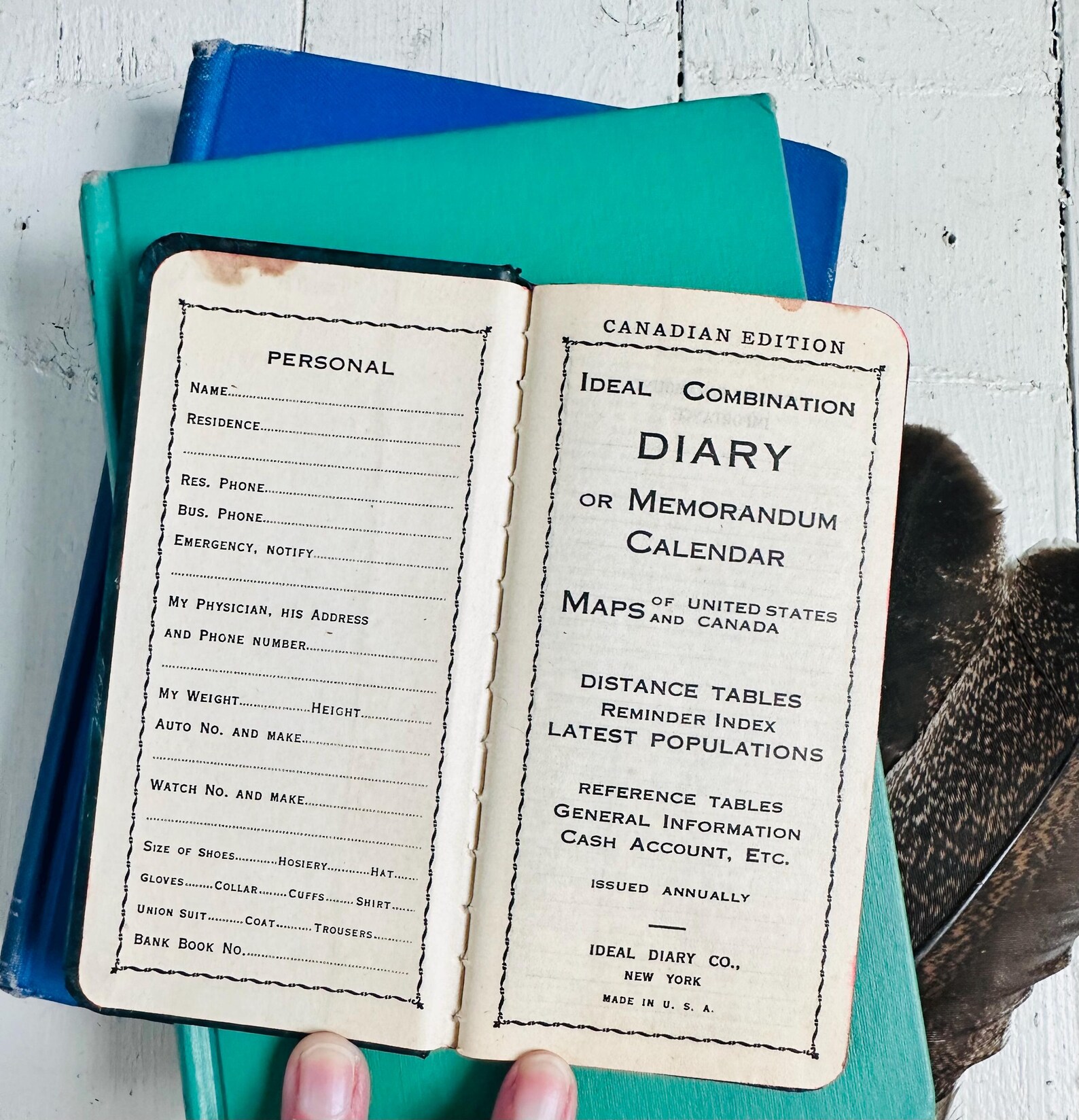 Antique 1930s Pocket Diary 1932 Diary Record Book 1930s Ephemera 1930s ...