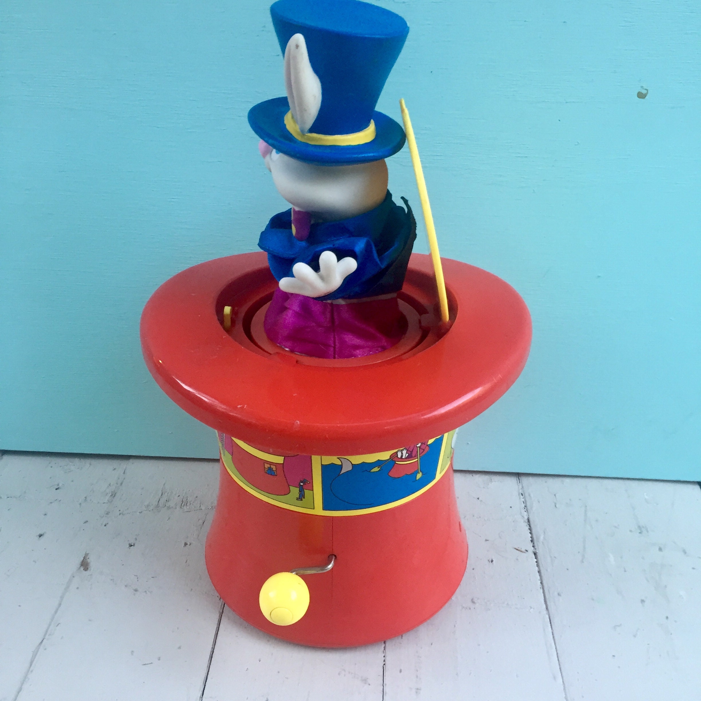 Vintage Jack-In-the Box Toy, Vintage Rabbit Pop-up Toy, Vintage Marco ...