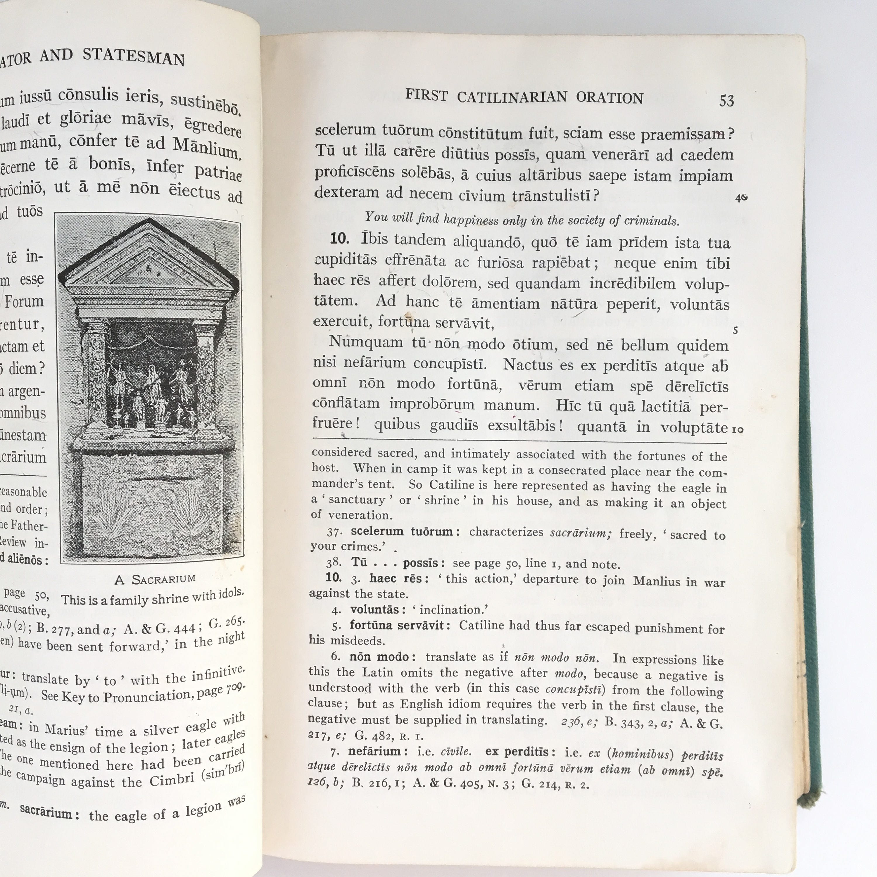 Vintage 1962 Third Year Latin Book, Kelsey's Cicero, Vintage Latin ...