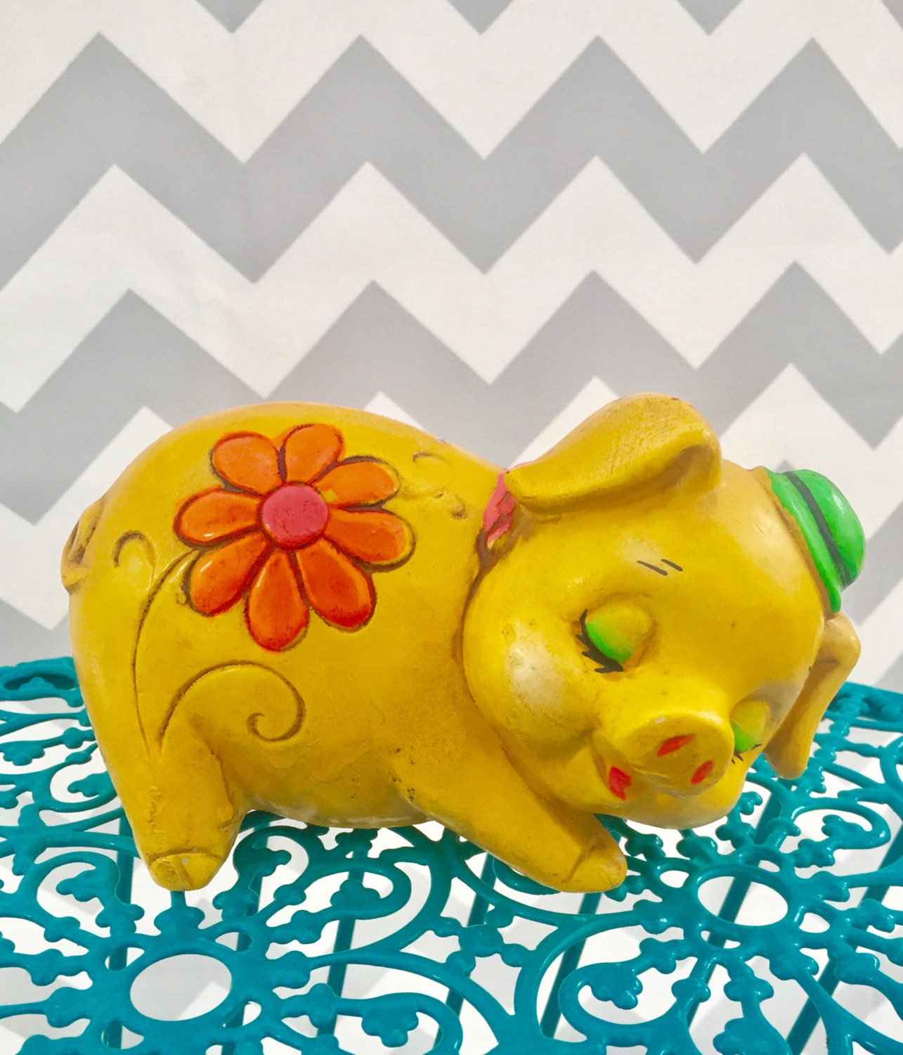 Yellow Piggy Bank