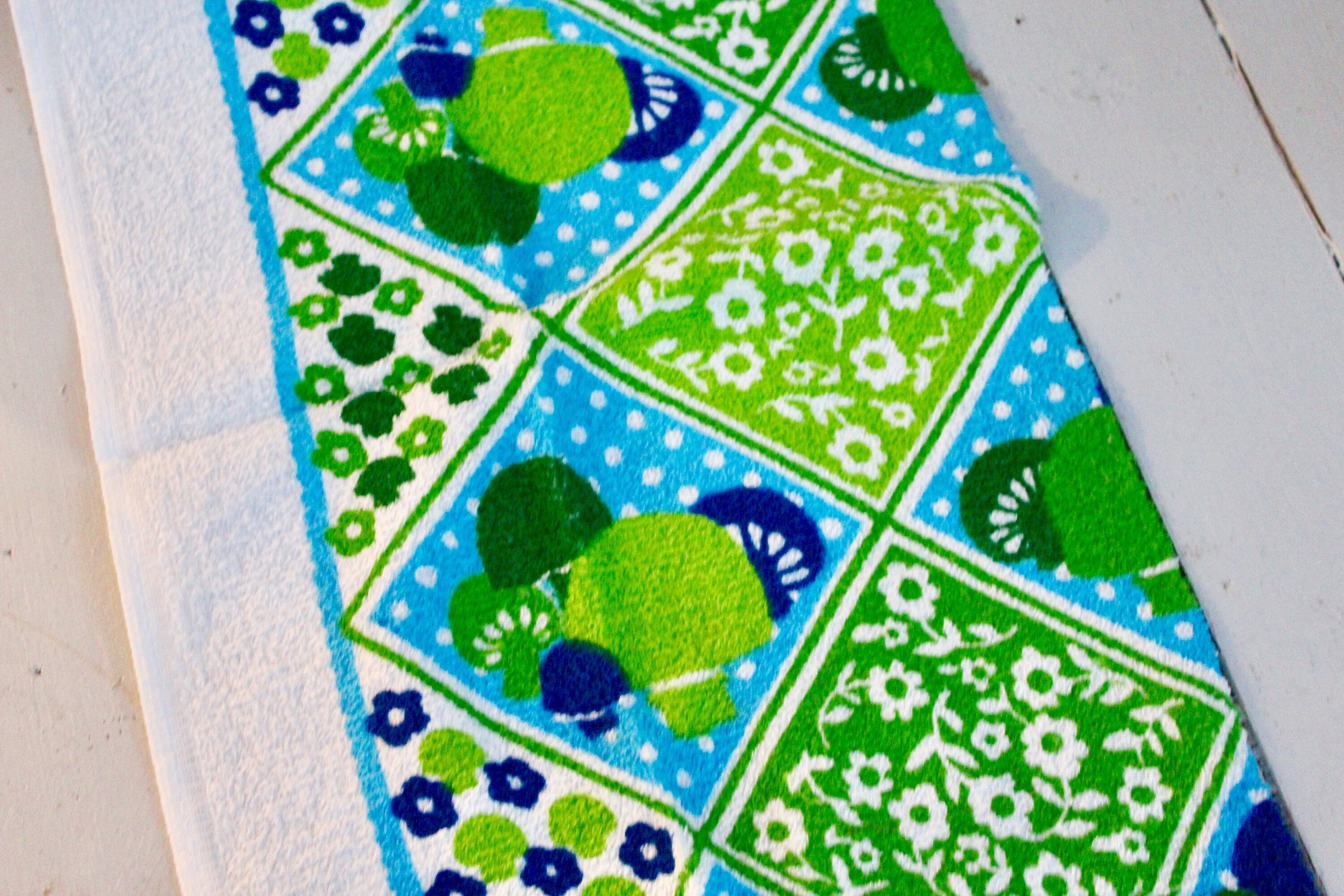 Vintage Retro Dish Towel, Vintage Mushroom Dish Towel, Vintage Tea ...