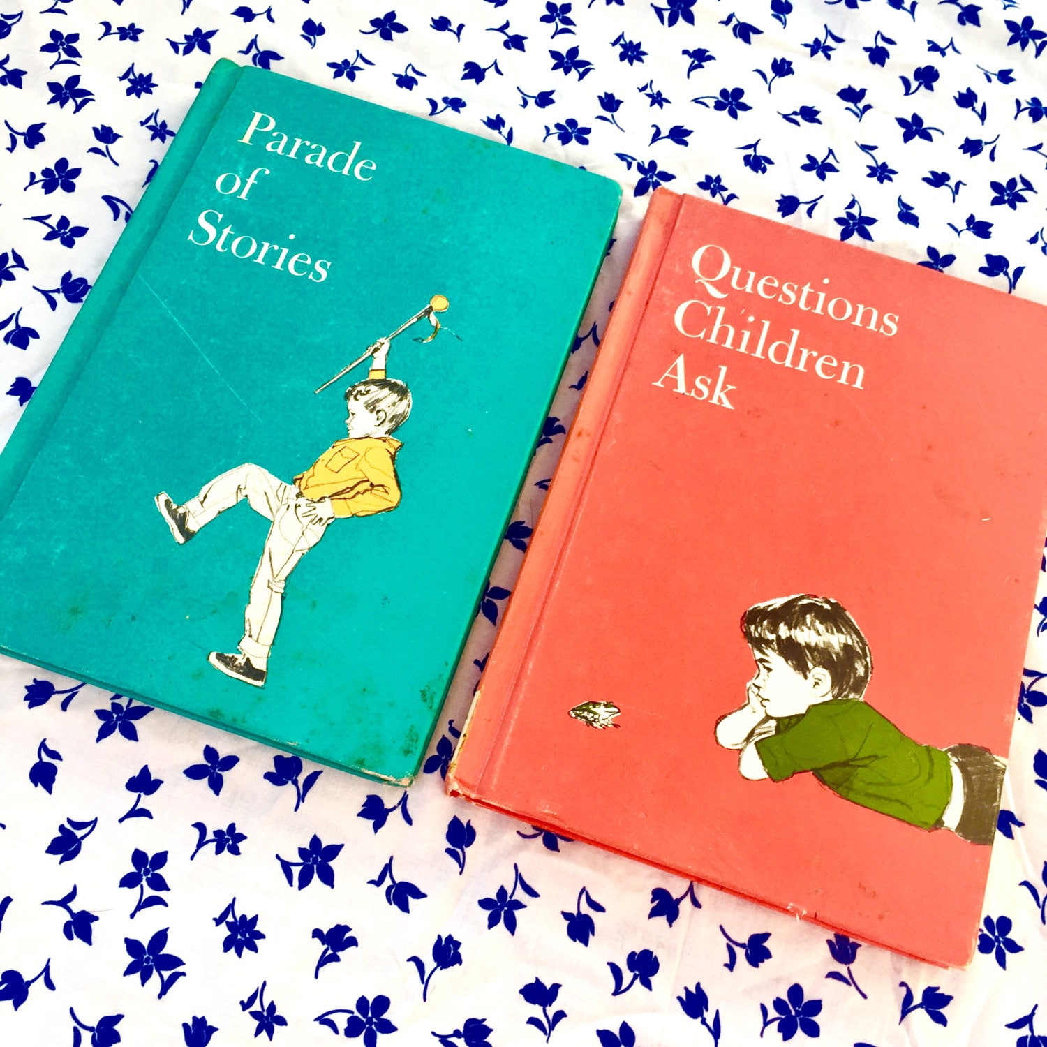 Vintage 1970 Childrens Books Parade Of Stories Questions Children Ask vintage-1970-childrens-books-parade-of-stories-questions-children-ask