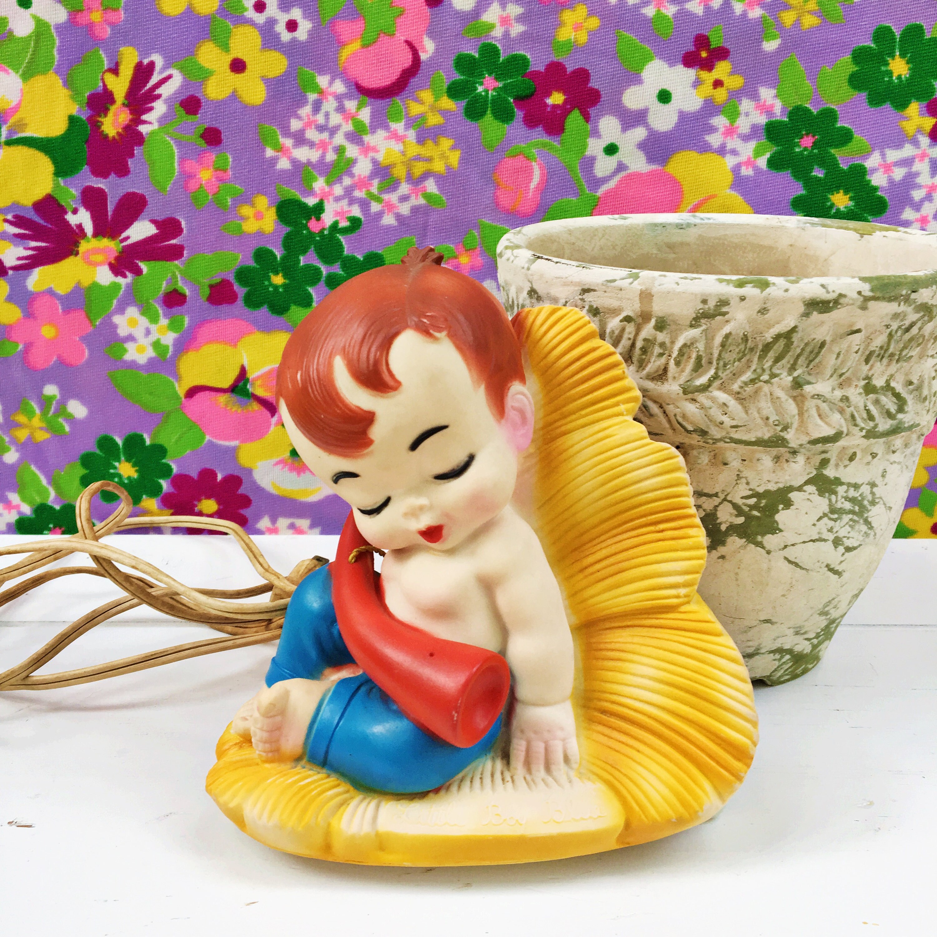 Vintage 1950s Little Boy Blue Night Light, 1958 Alan Jay Rubber Lamp ...