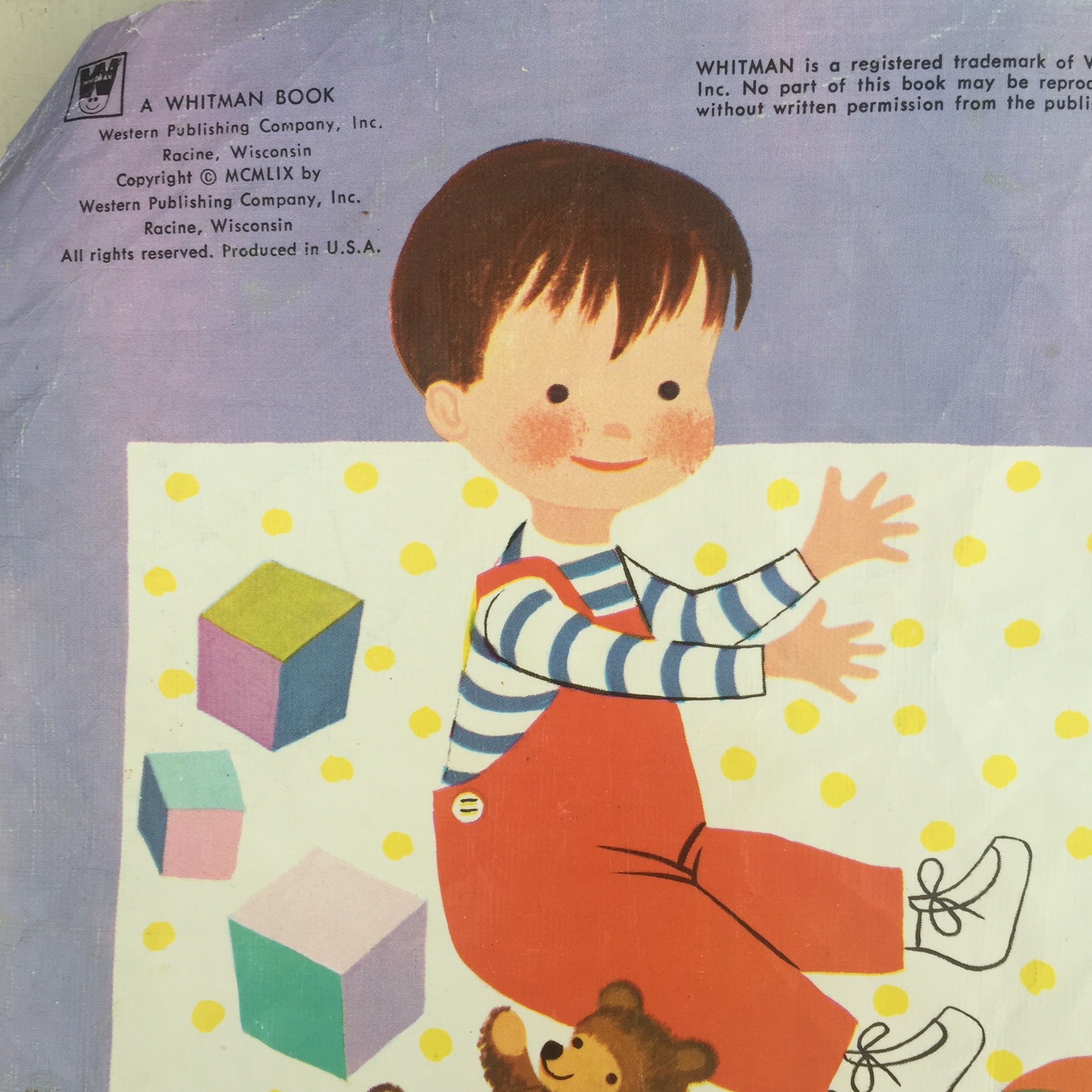 Vintage Mid Century Baby's First Books, Set of Six, Vintage Baby Wipe ...