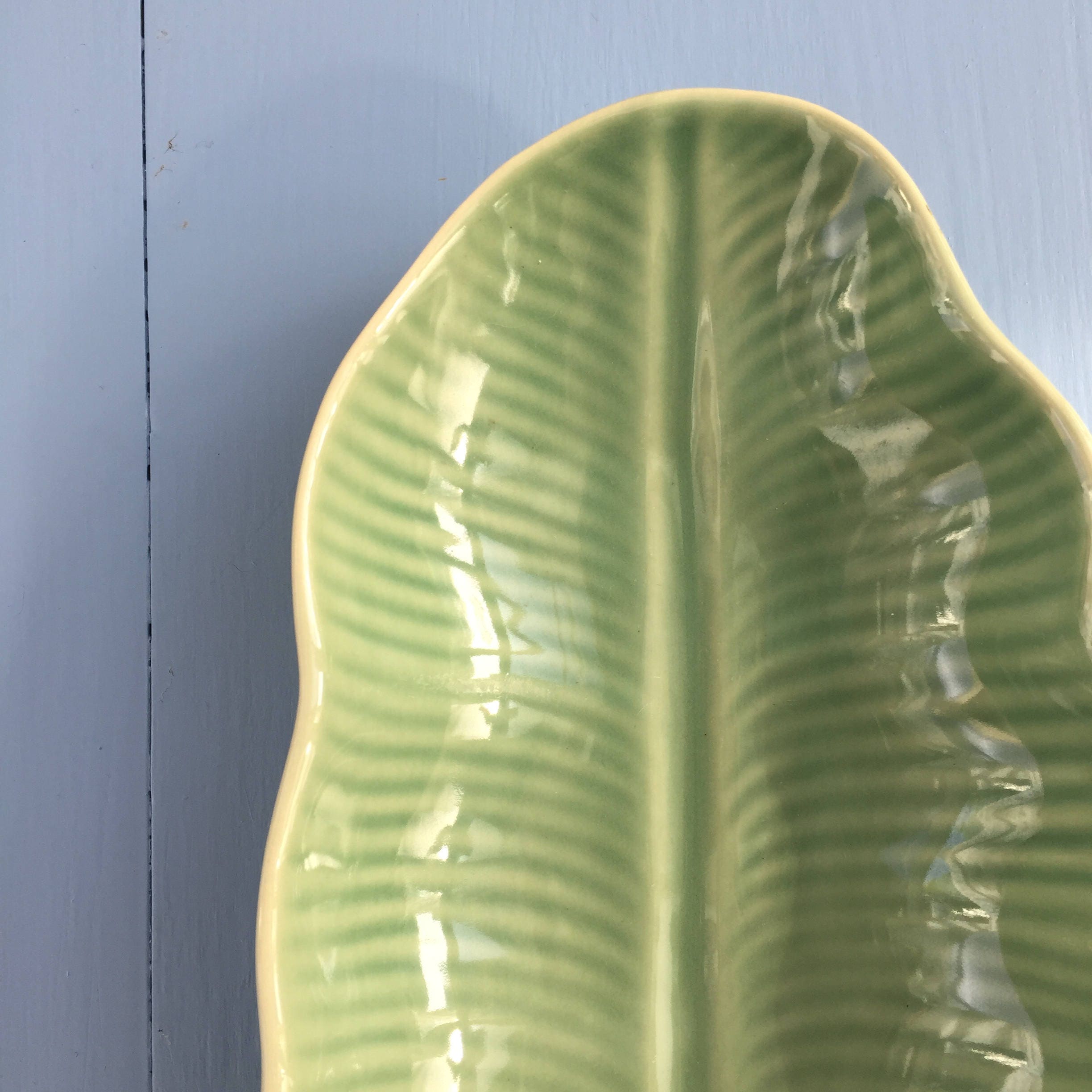 Vintage Ceramic Leaf Dishes, Vintage Decorative Ceramic Trays, Mid ...