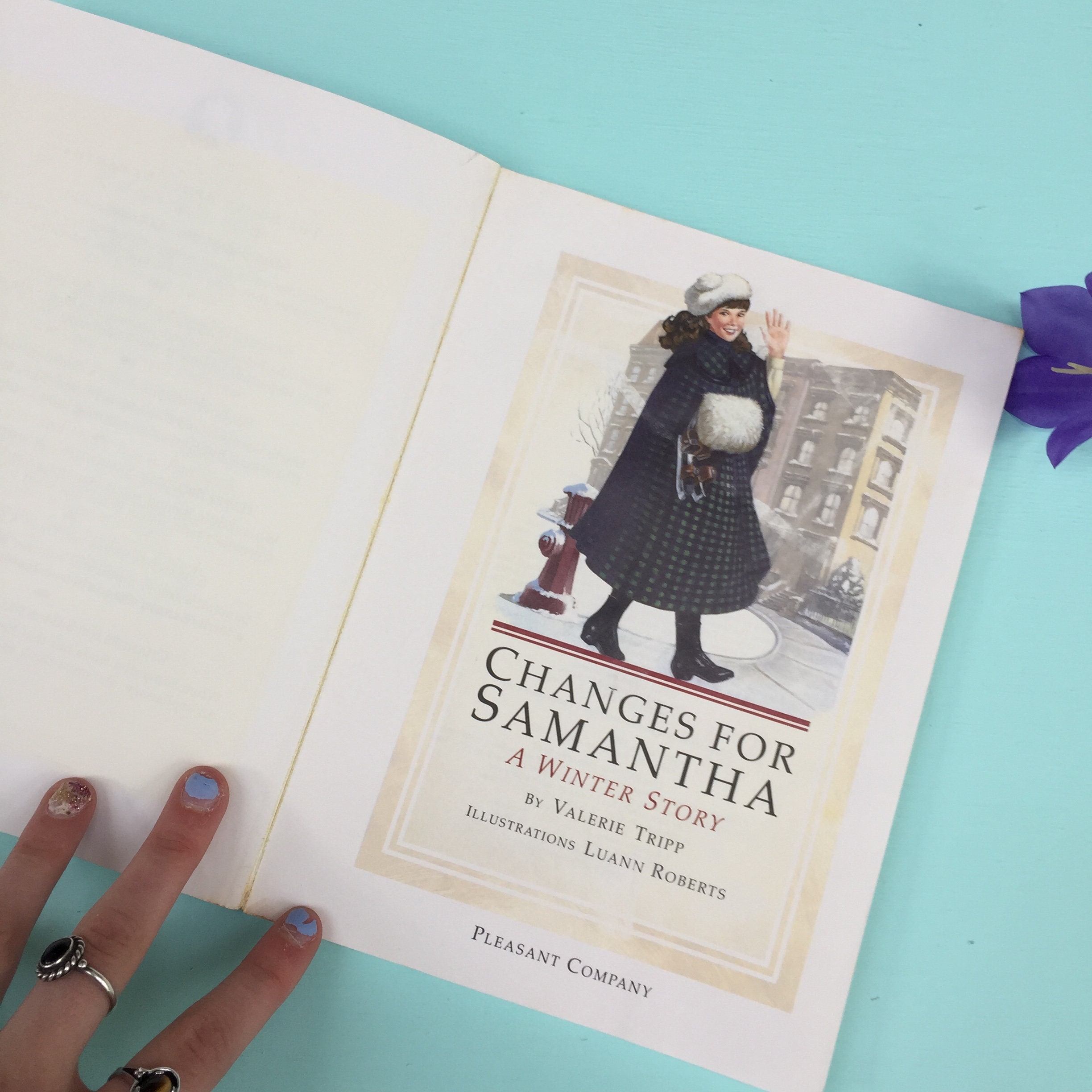 Vintage 1980s American Girl Book, Changes for Samantha A Winter Story ...