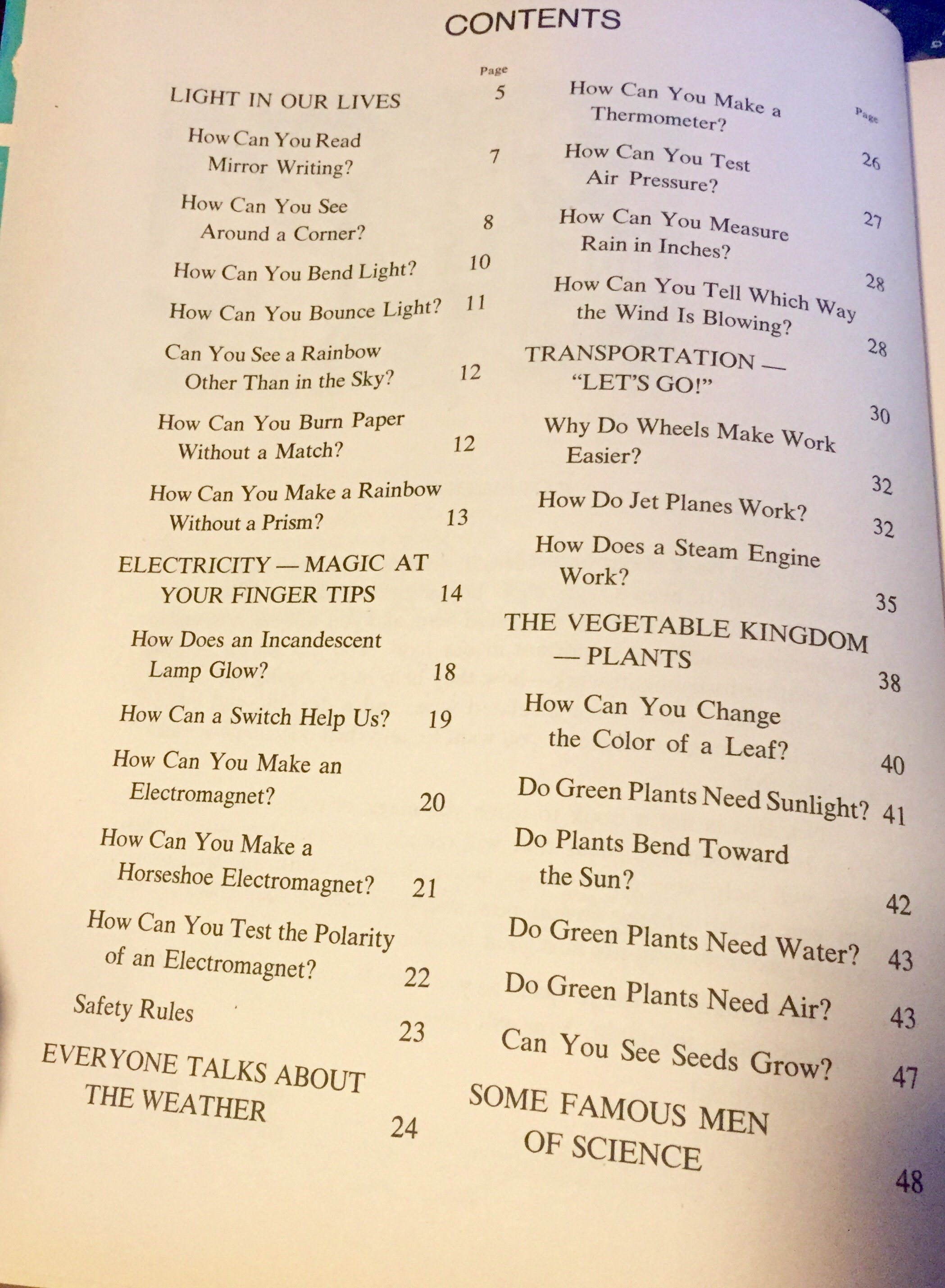 Vintage 1960s, Beginning Science Children's Book, Vintage Children's ...