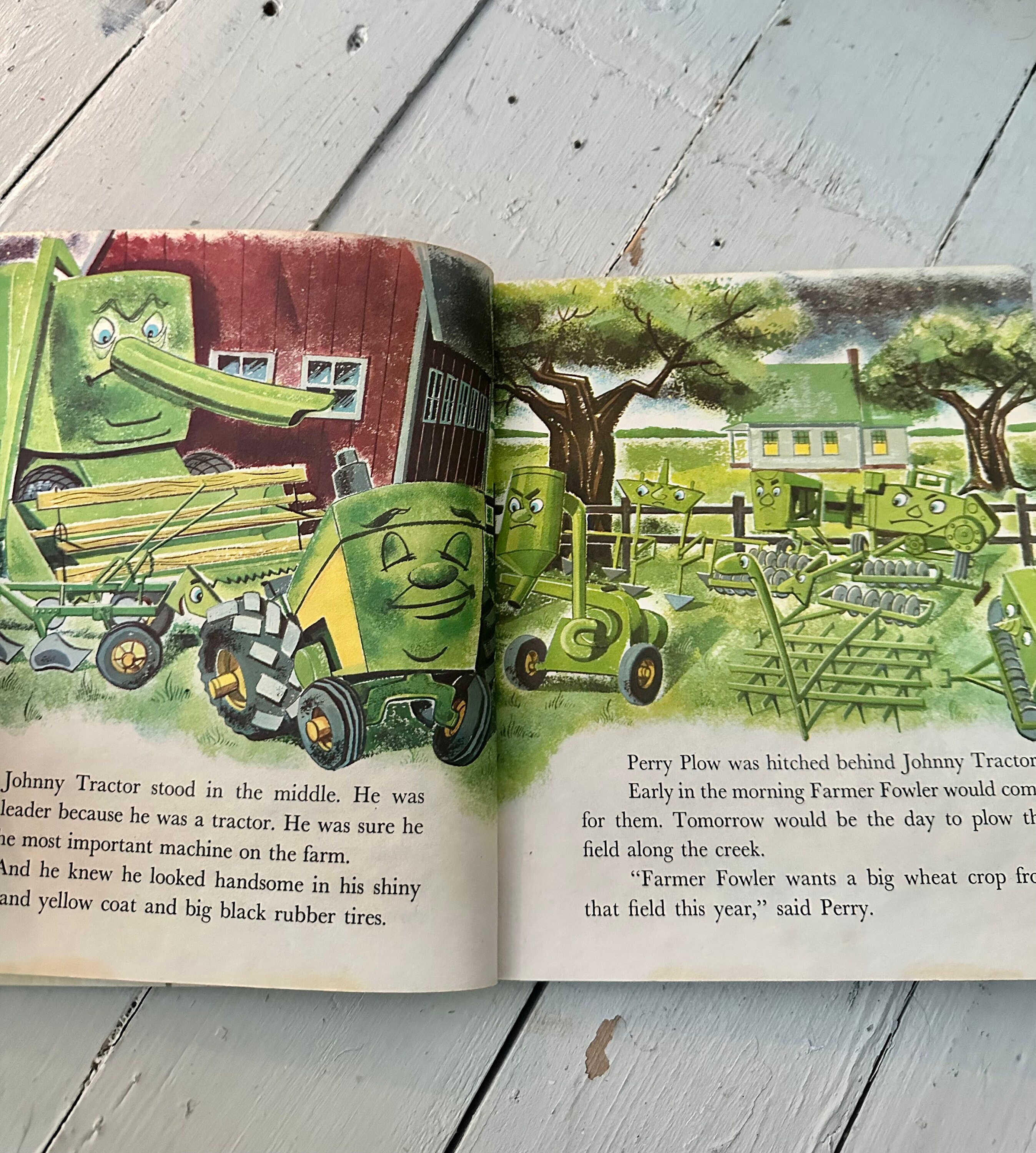 Rare Vintage Children's Book, johnny Tractor and His Pals Vintage John ...