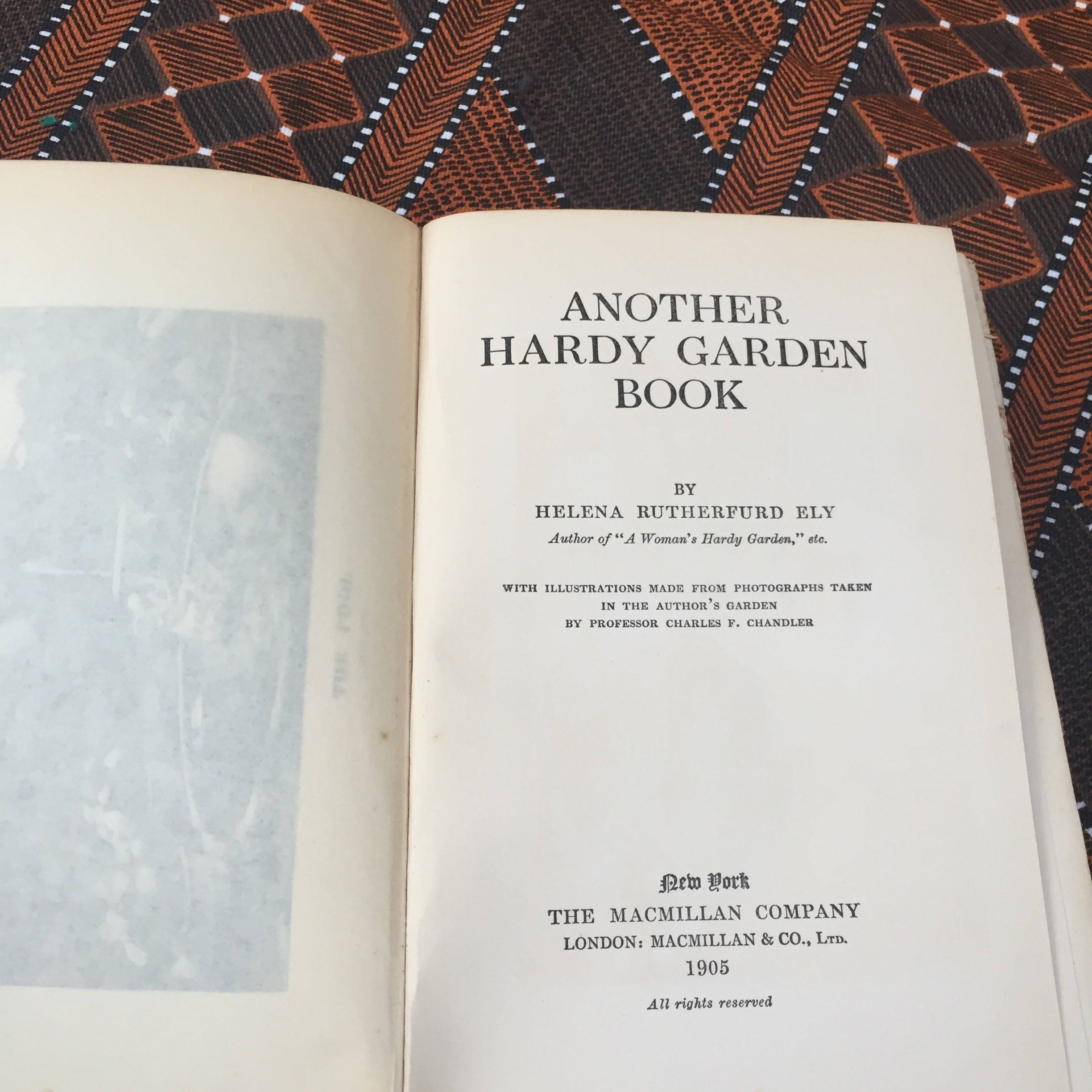 Vintage 1905 Book Another Hardy Garden Book by Helena Rutherfurd Ely ...
