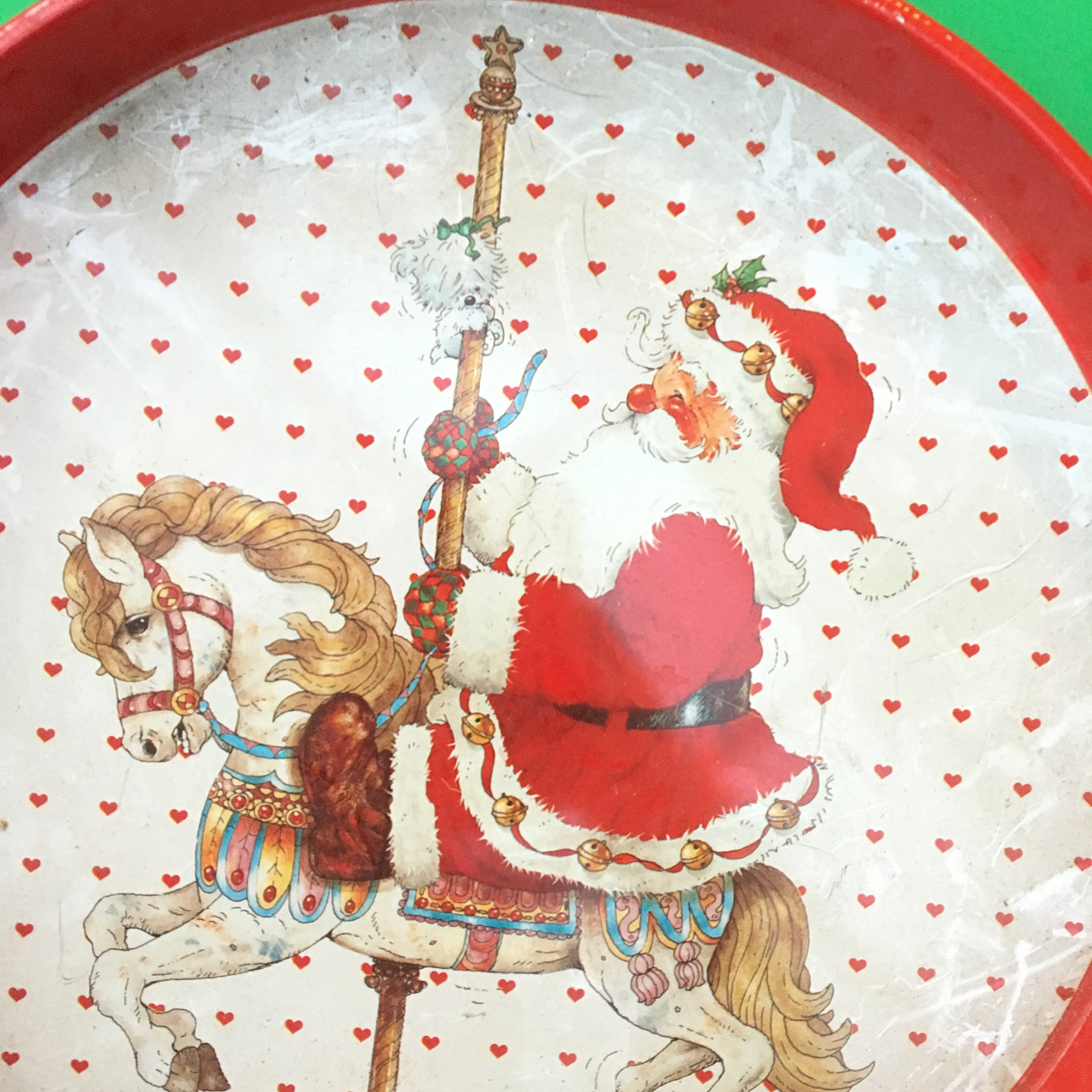 Vintage Christmas Tin Trays, Set of Three, Tin Christmas Tray ...