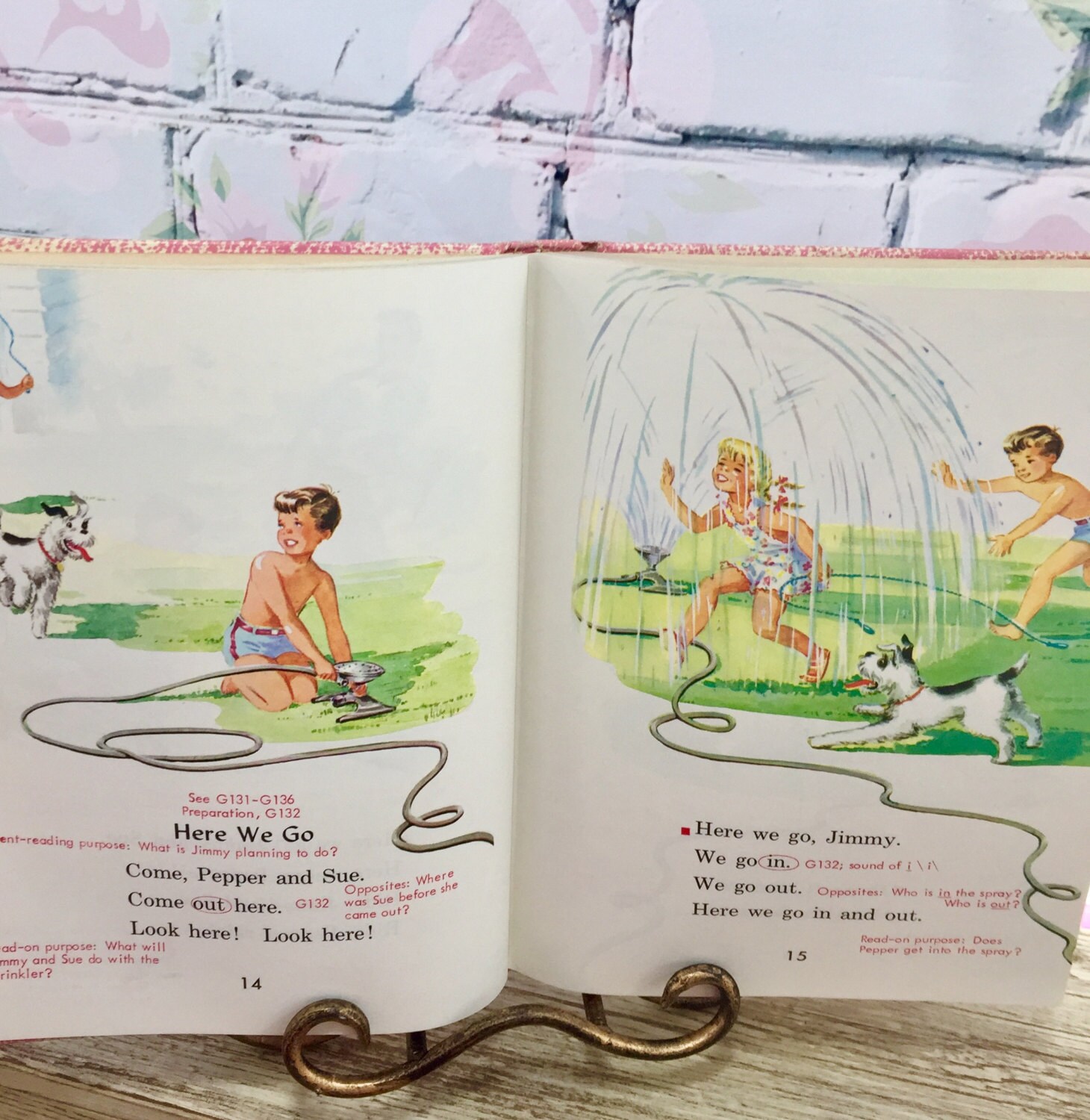 Vintage 1963 Betts Basic Reader's Book Teacher's Edition On Our Way ...