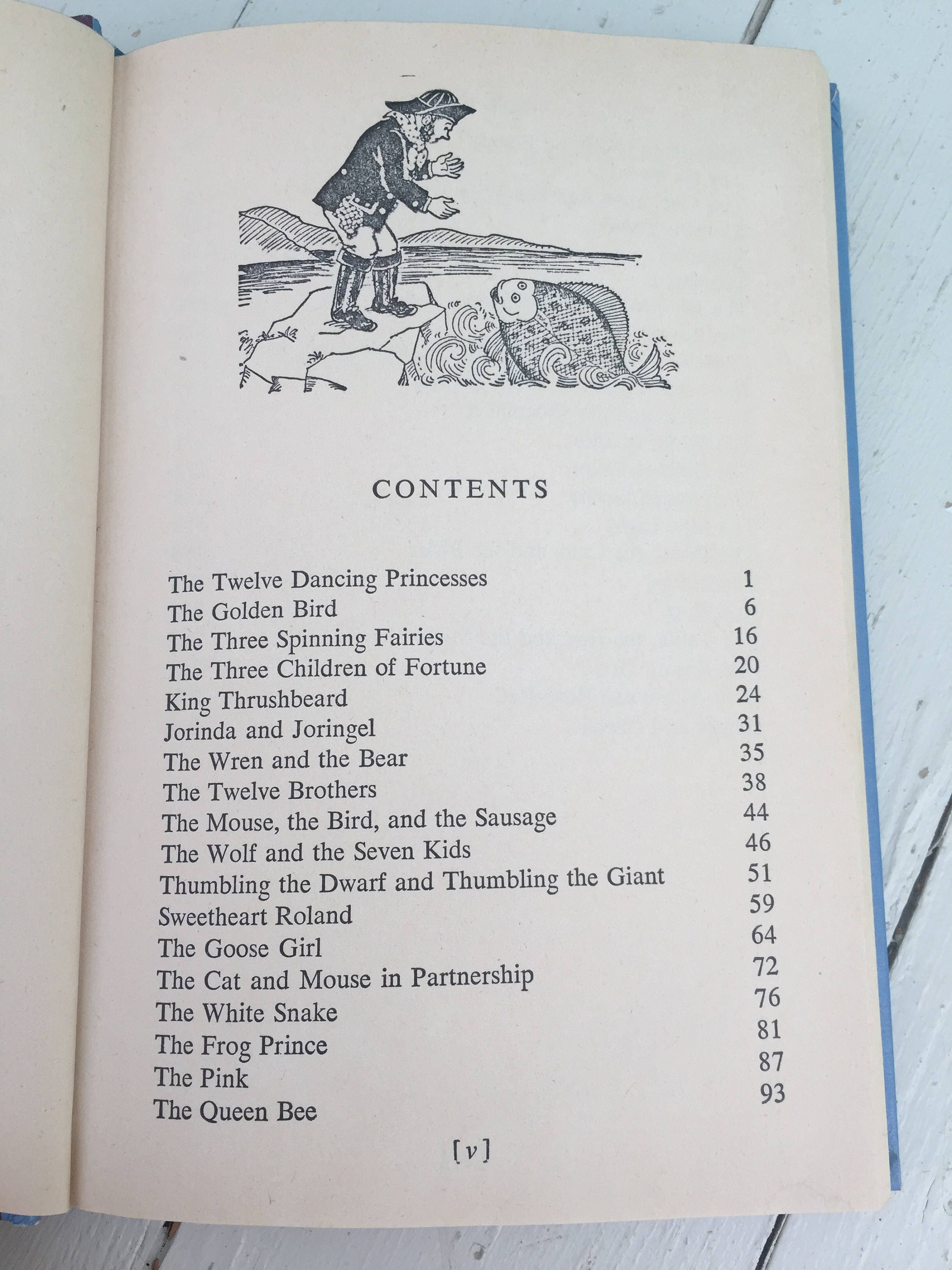 Vintage 1960s Grimms' Fairy Tales Book, Vintage Fairy Tales Book, 1960s ...