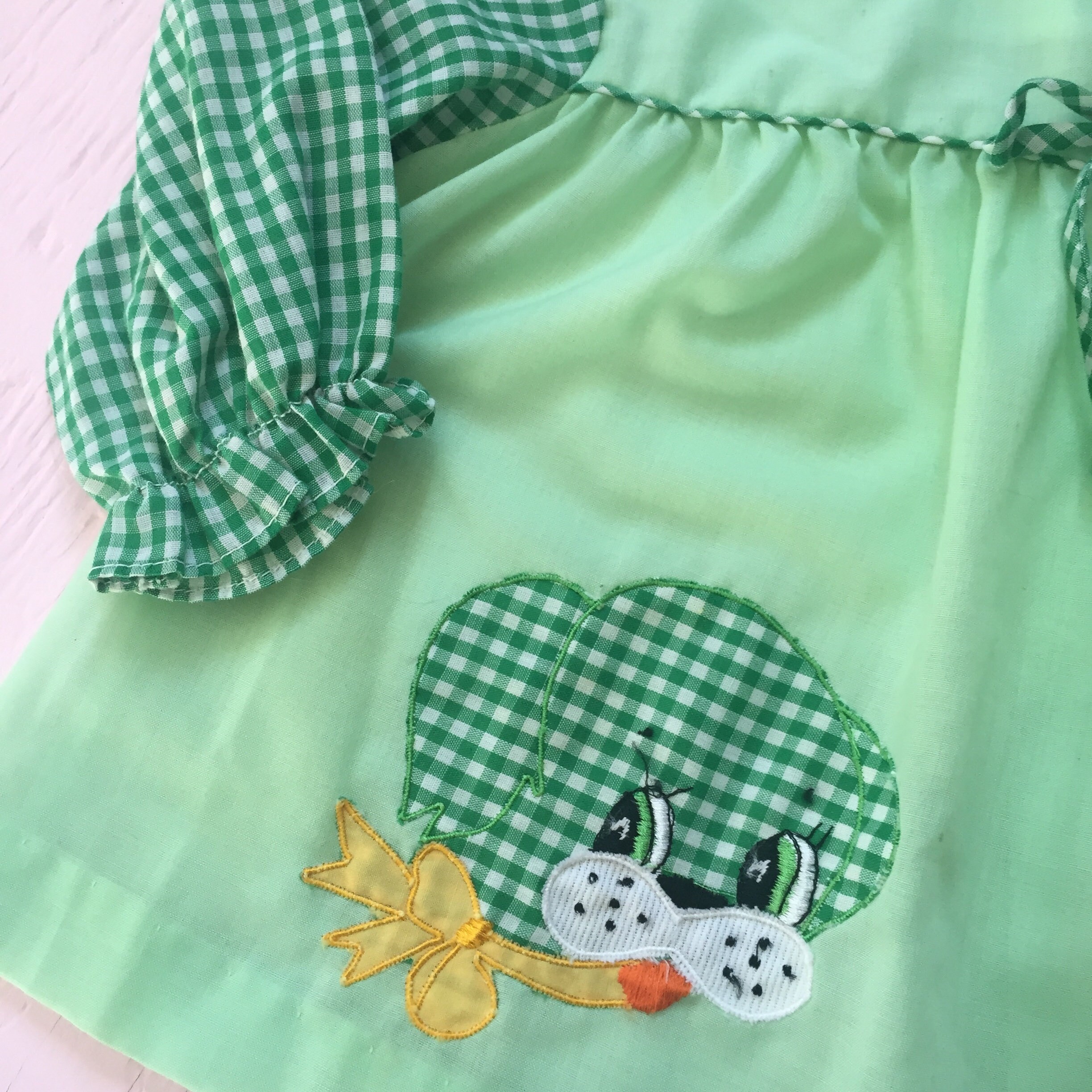 Vintage 1960s Celenese Fortrel Baby Dress, Size 12-18 months, Vintage ...