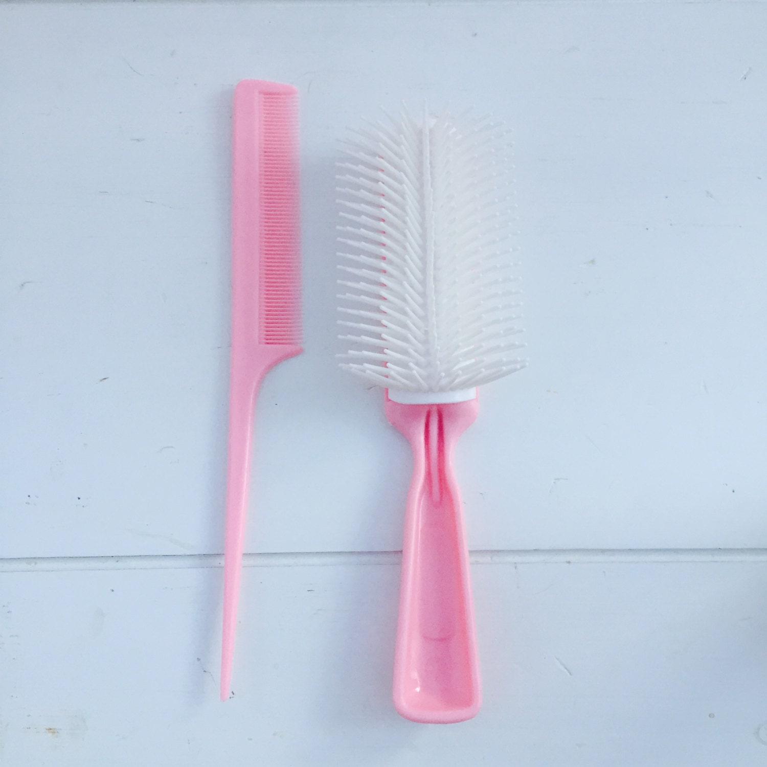 Vintage 1990s Rapunzel Comb and Brush with Holder NIB, Little Girl Hair ...