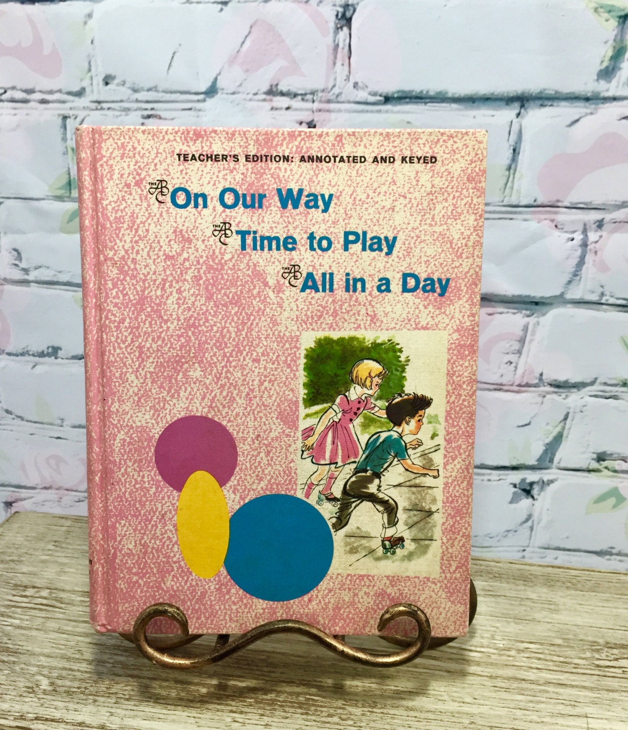 Vintage 1963 Betts Basic Reader's Book Teacher's Edition On Our Way ...