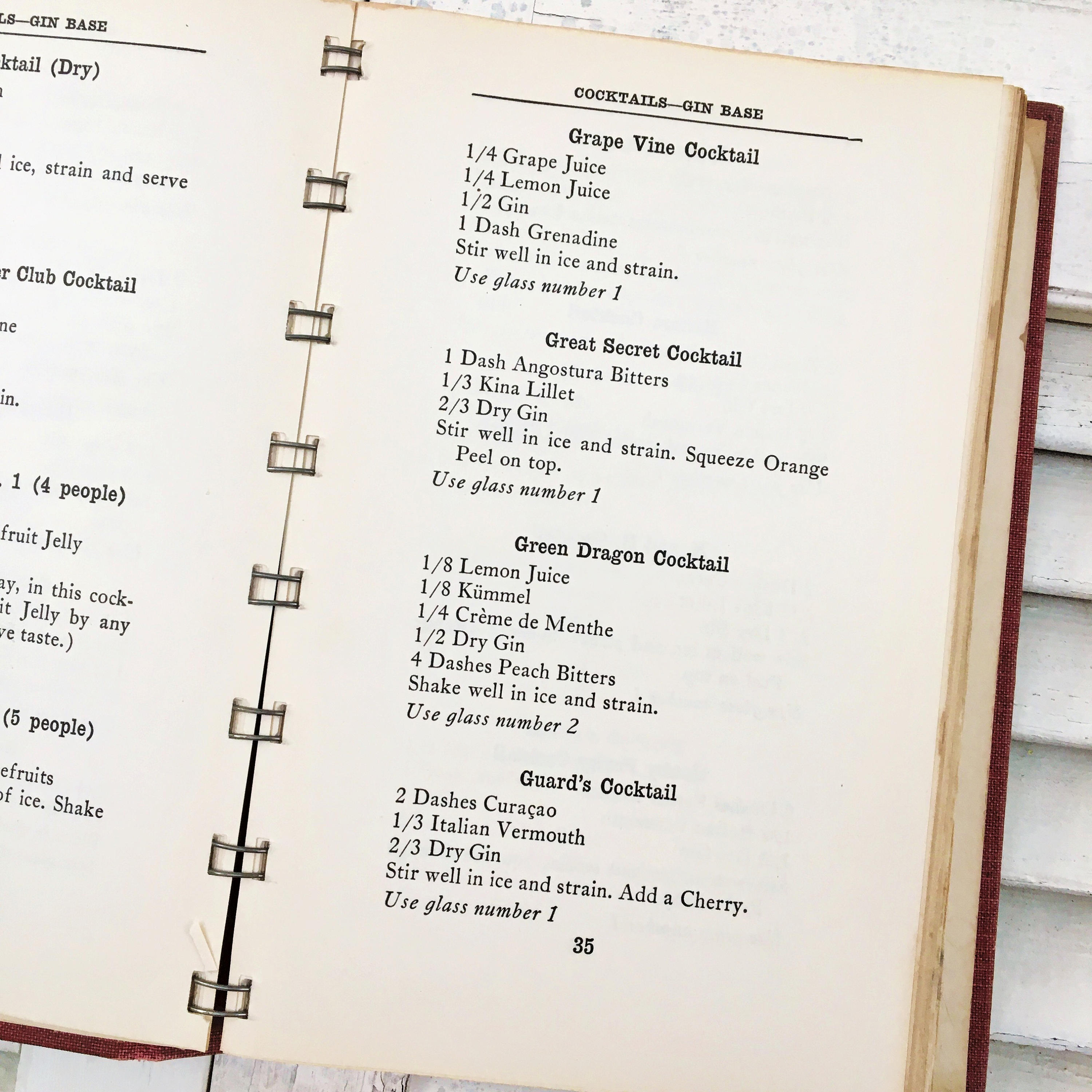 Vintage 1940s Book, The Official Mixer's Manual by Patrick Gavin Duffy, Vintage Cocktail Recipe ...