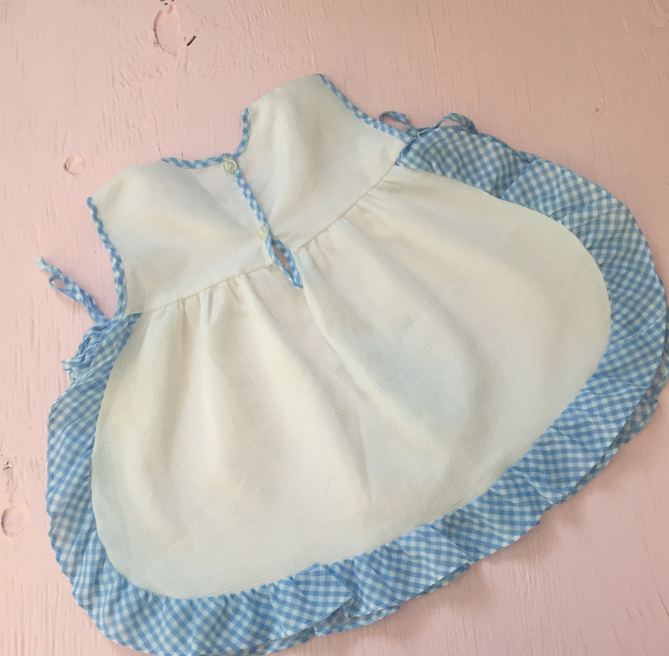Vintage Baby Girl Pinafore, Vintage Easter Pinafore, Baby Girl Size 12 ...