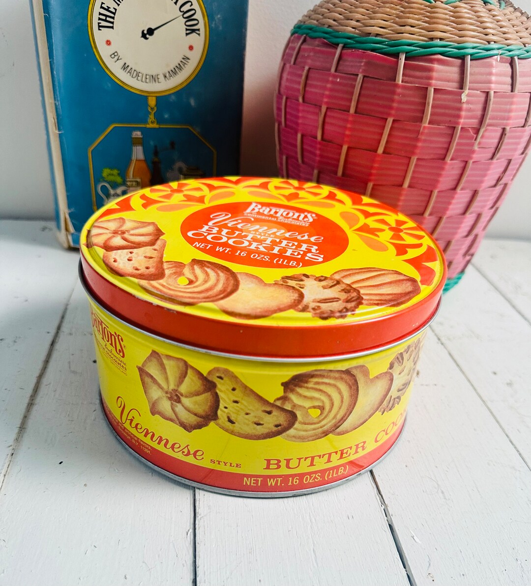 Vintage Barton's Butter Cookies Tin, Vintage Cookie Tin, Viennese ...