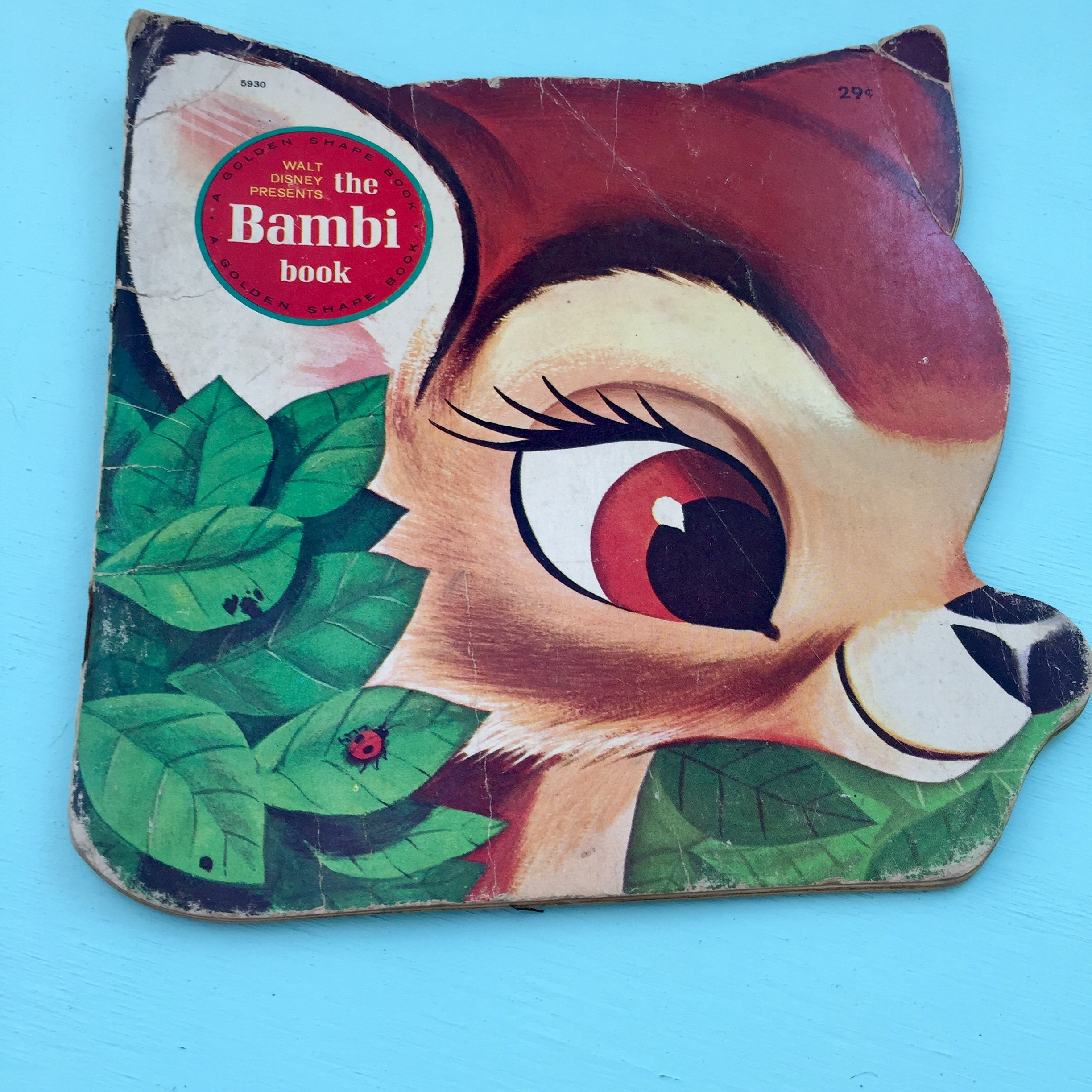 Vintage 1960s Bambi Book, Walt Disney's Bambi Book, Vintage Bambi Book
