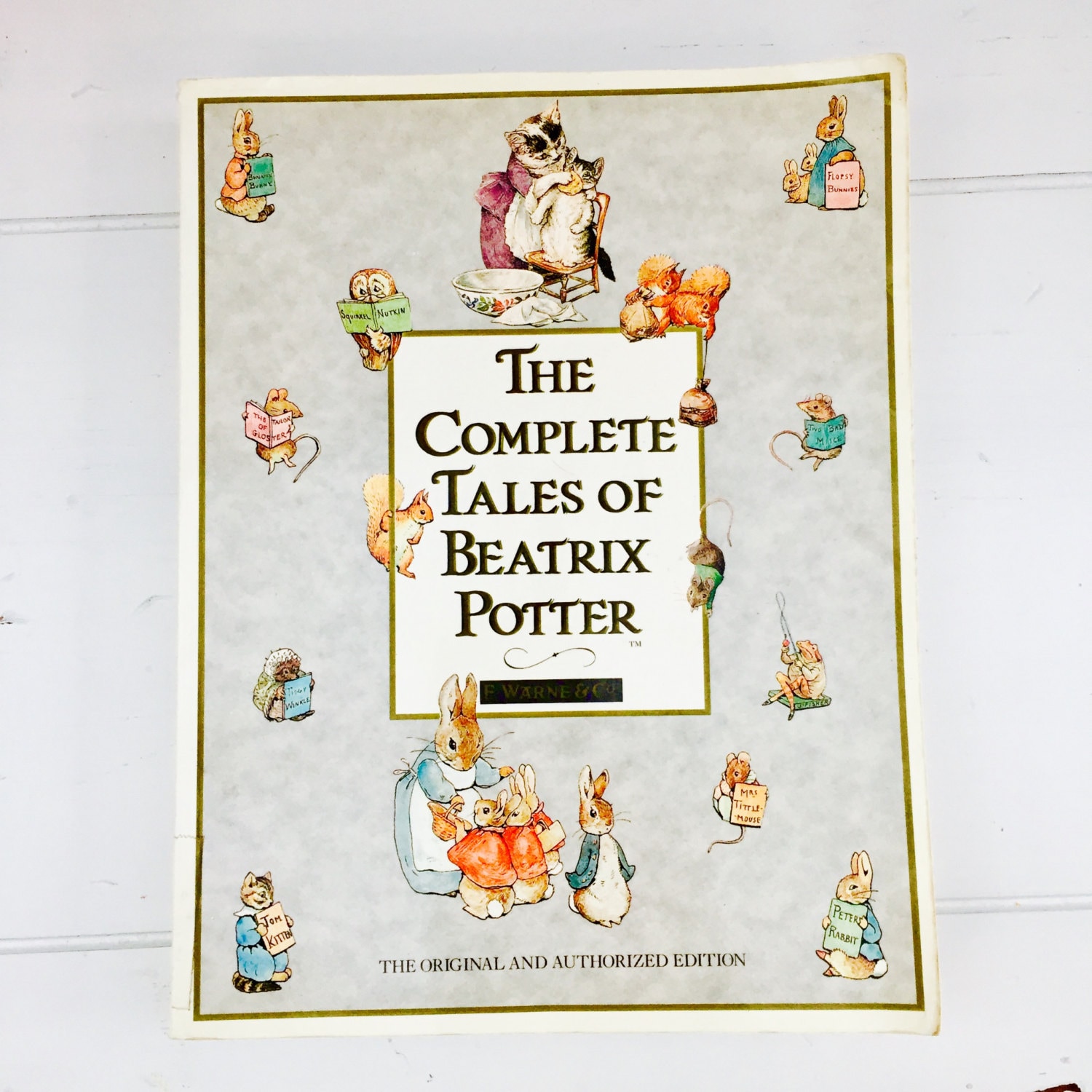 Vintage 1980s Beatrix Potter Peter Rabbit Book The Complete Tales of ...