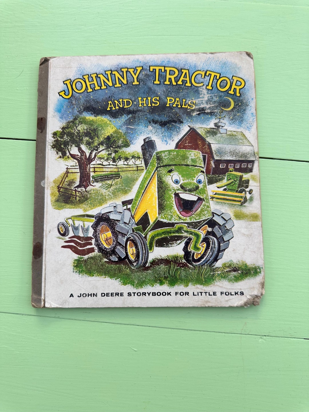 Rare Vintage Children's Book, "johnny Tractor and His Pals" Vintage ...