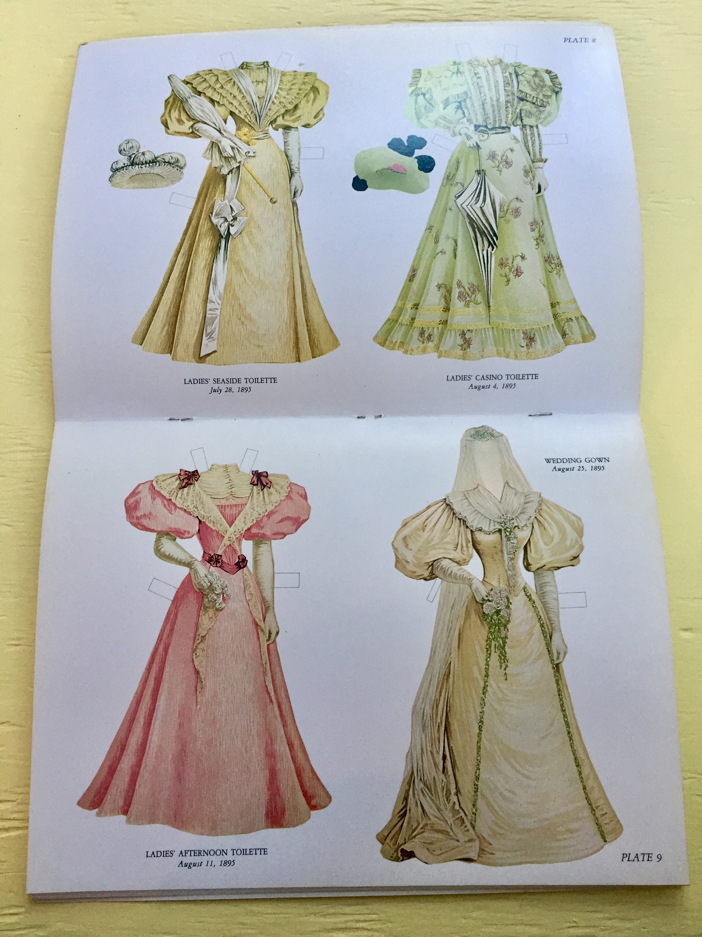 Vintage 1890s Fashion Paper Dolls Book, Vintage Paper Dolls Book ...