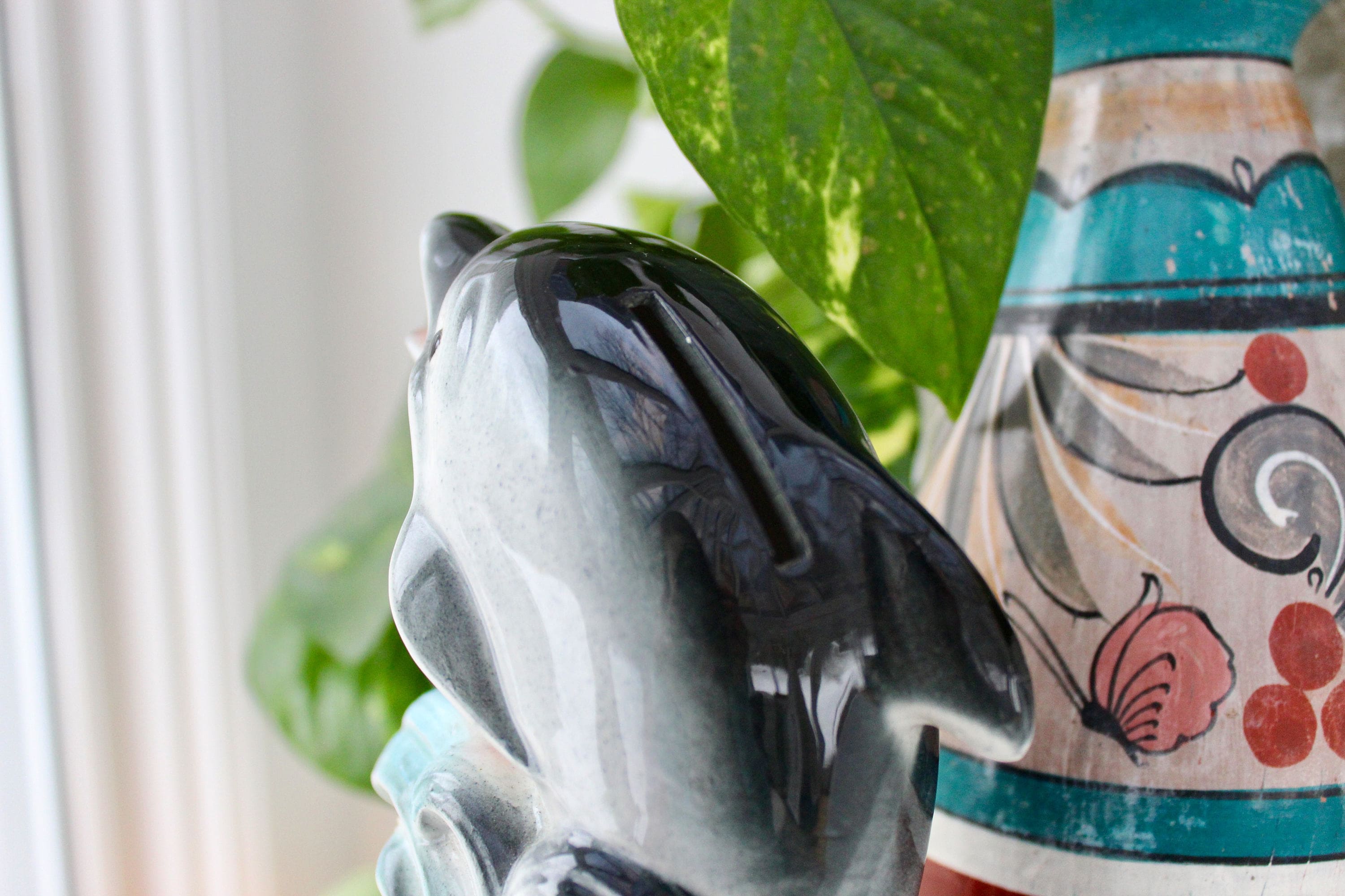 RESERVED FOR JEN- Vintage Dolphin Bank, Vintage Japanese Dolphin Bank ...