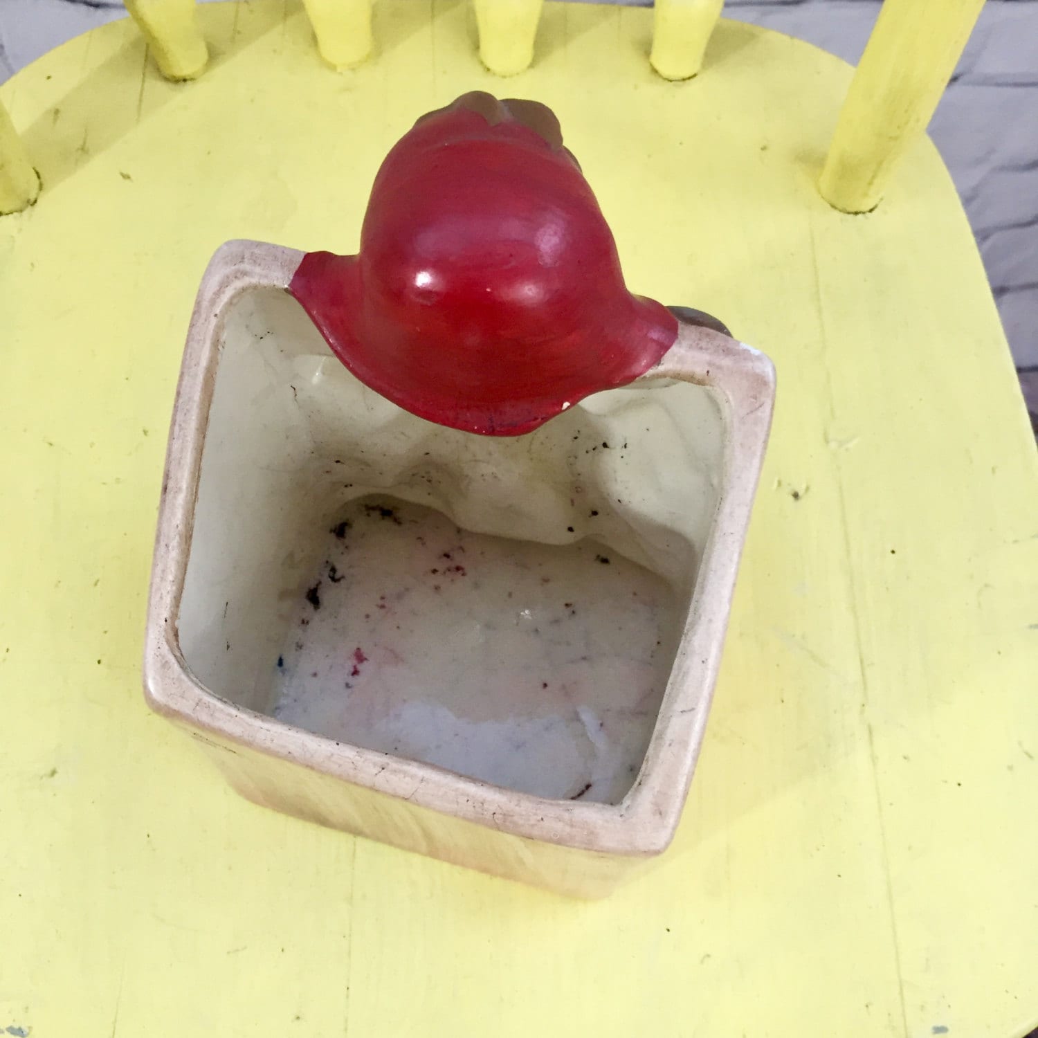 Vintage Hummel Style Planter Flower Pot, Little Girl Ceramic Planter ...