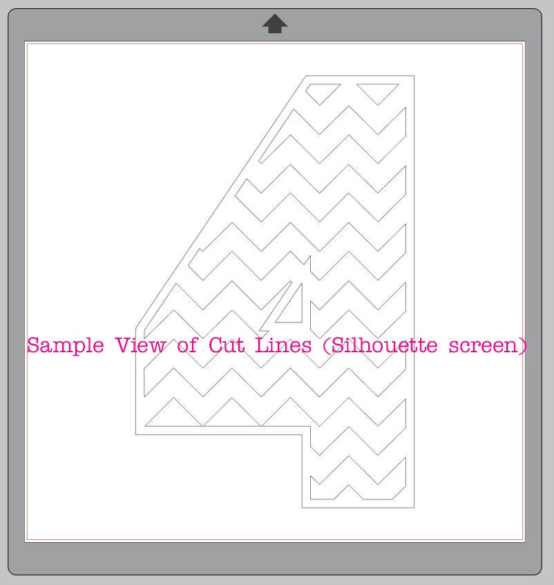 CHEVRON Monogram Svg Letters & Numbers Svg Dxf Eps Png. | Etsy