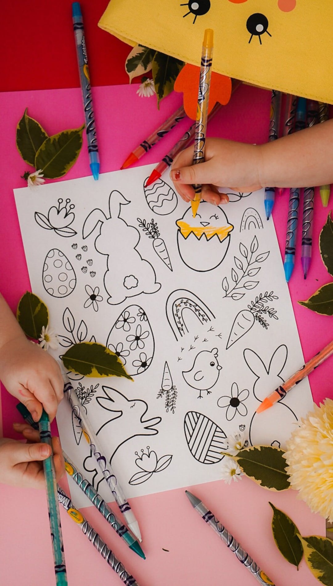 Easter Colouring Sheet - Etsy