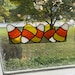Candy Corn Stained Glass Suncatcher - Etsy